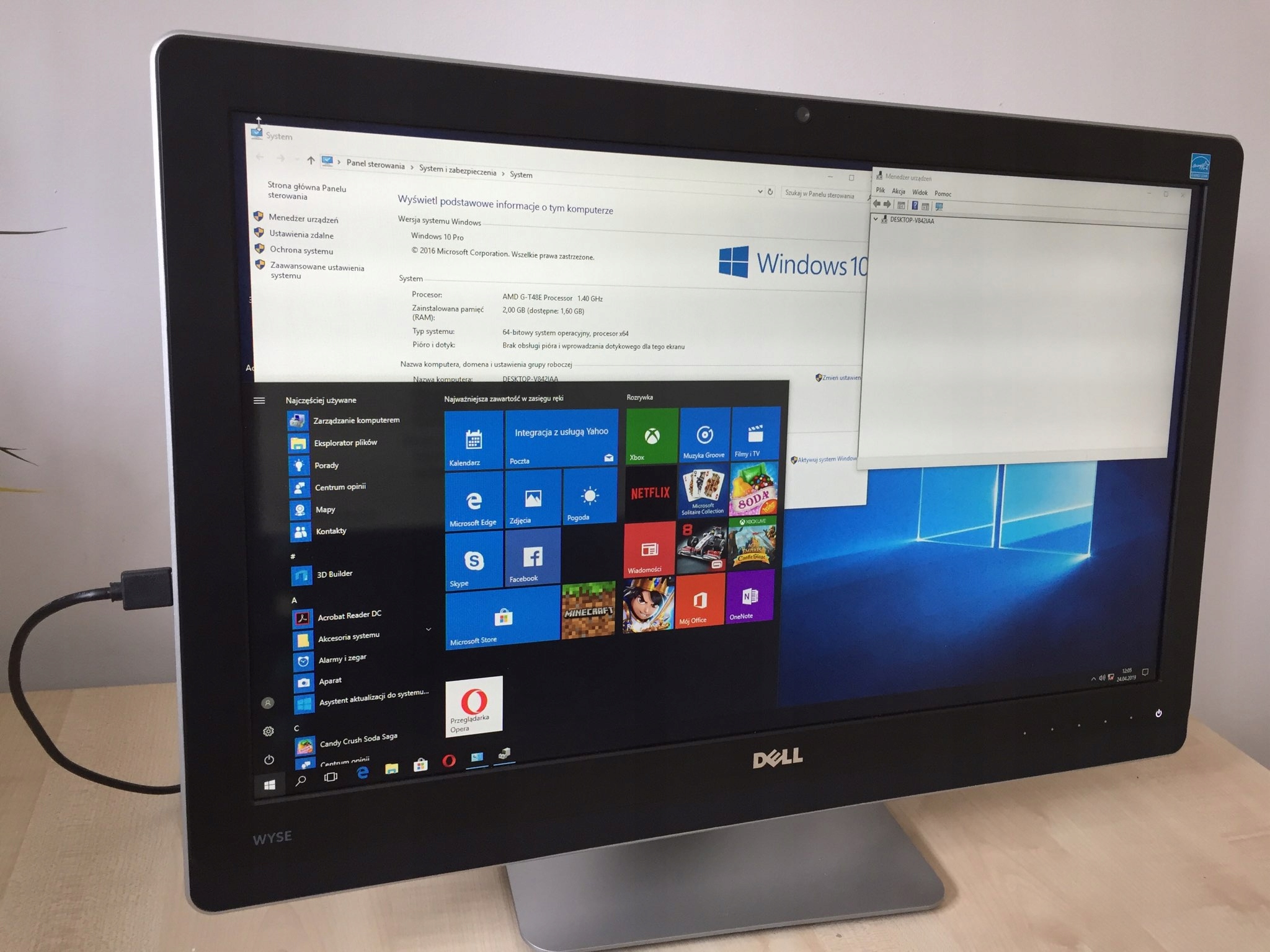 Terminal Dell WYSE 5040 5212 AIO 2x1.4 8GB 2GB FHD - 8077008643 ...