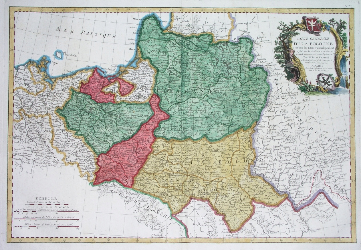 1771 MAPA POLSKI Warszawa Kraków Poznań Gdańsk - 7922542563 - oficjalne ...