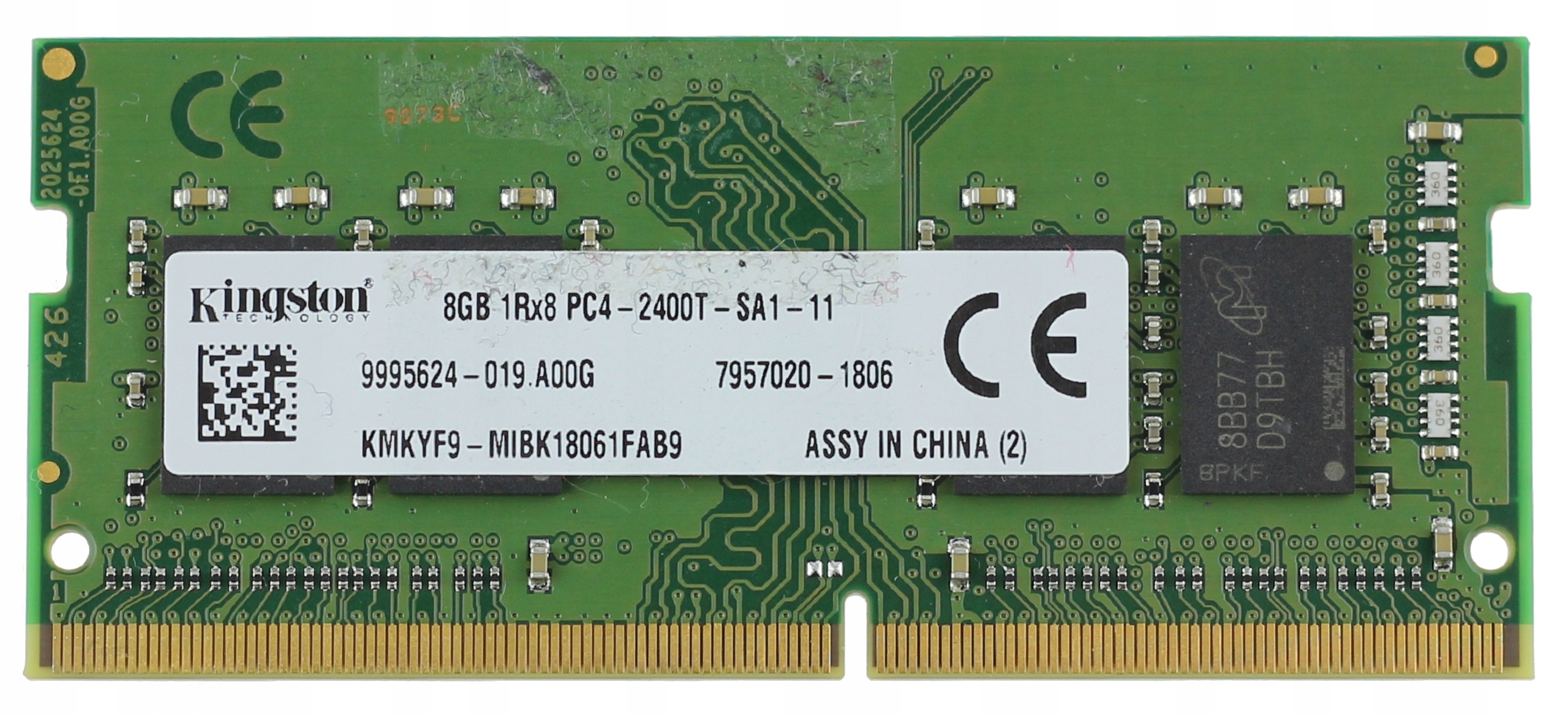 8GB 2400MHz DDR4 KINGSTON PC4-2400T SA1-11 9999562 - 7740640395 - oficjalne archiwum allegro