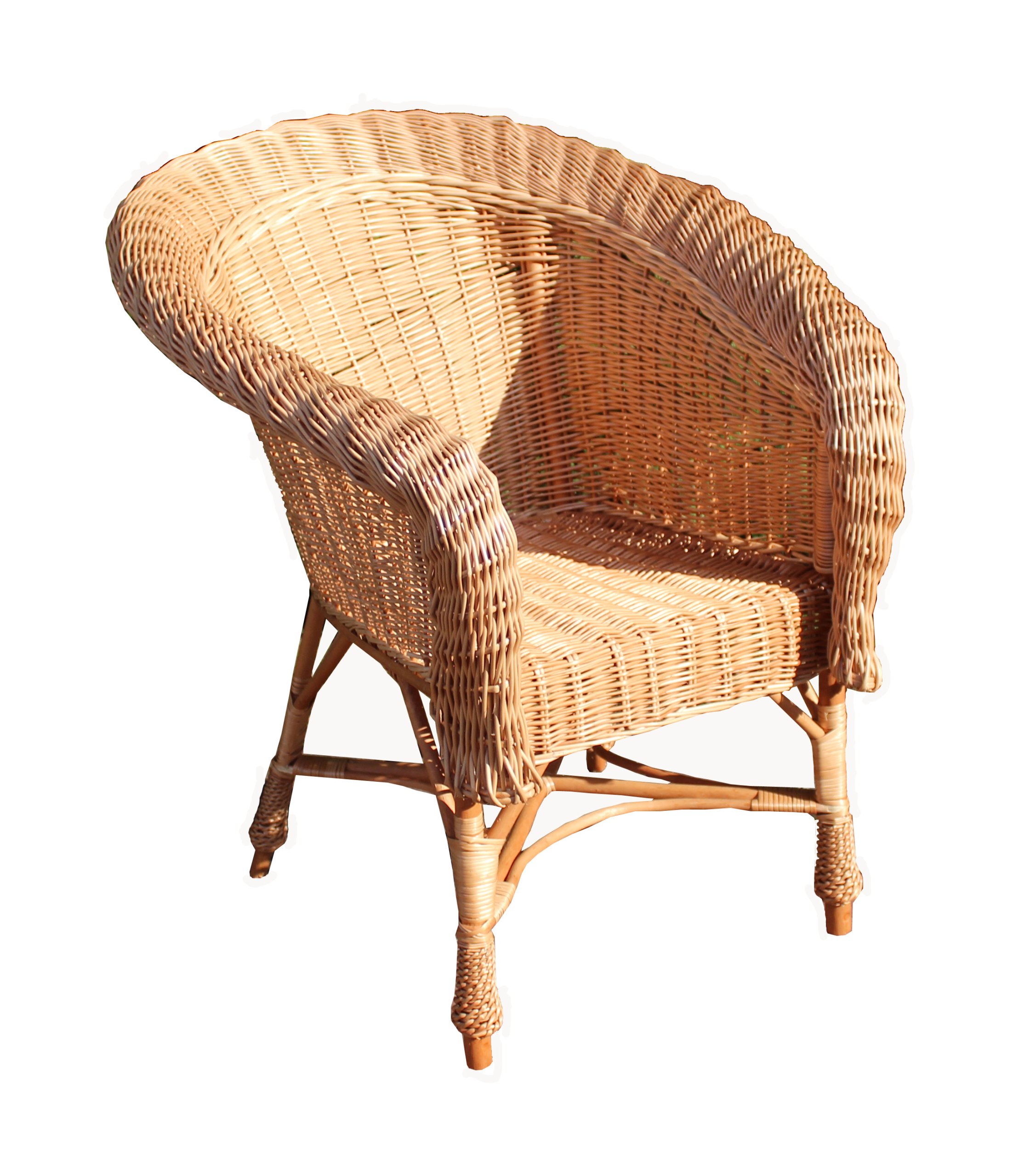 Fotel wiklinowy ogrodowy do domu krzesło wiklinowe - 7332012382 ...