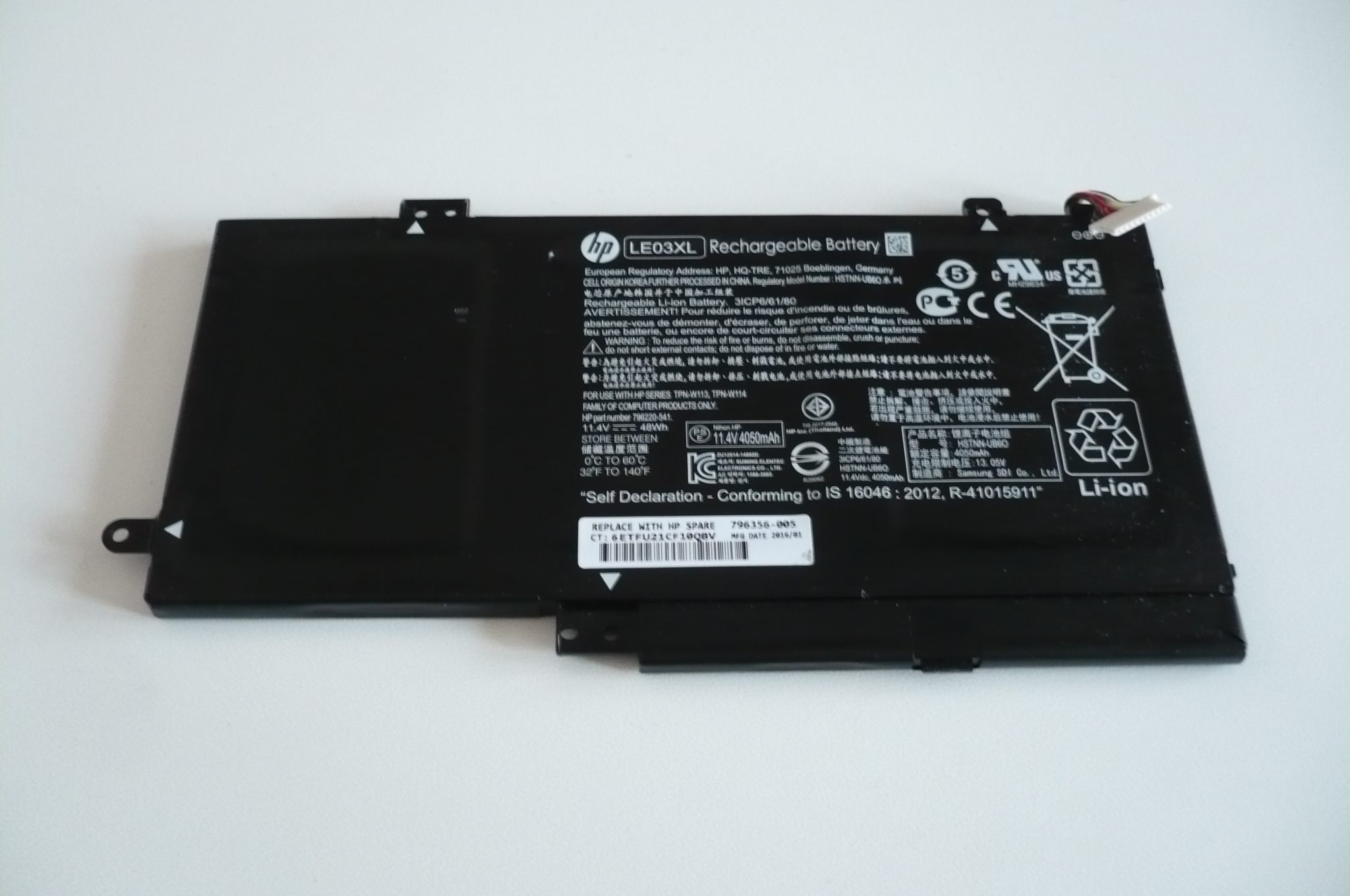 BATERIA LE03XL do laptopa HP 3165NGW - 7846285068 - oficjalne archiwum ...