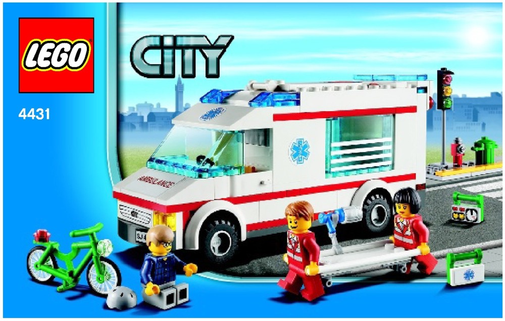 LEGO City 4431 KARETKA / AMBULANS - KOMPLETNY - 7247354934 - oficjalne ...