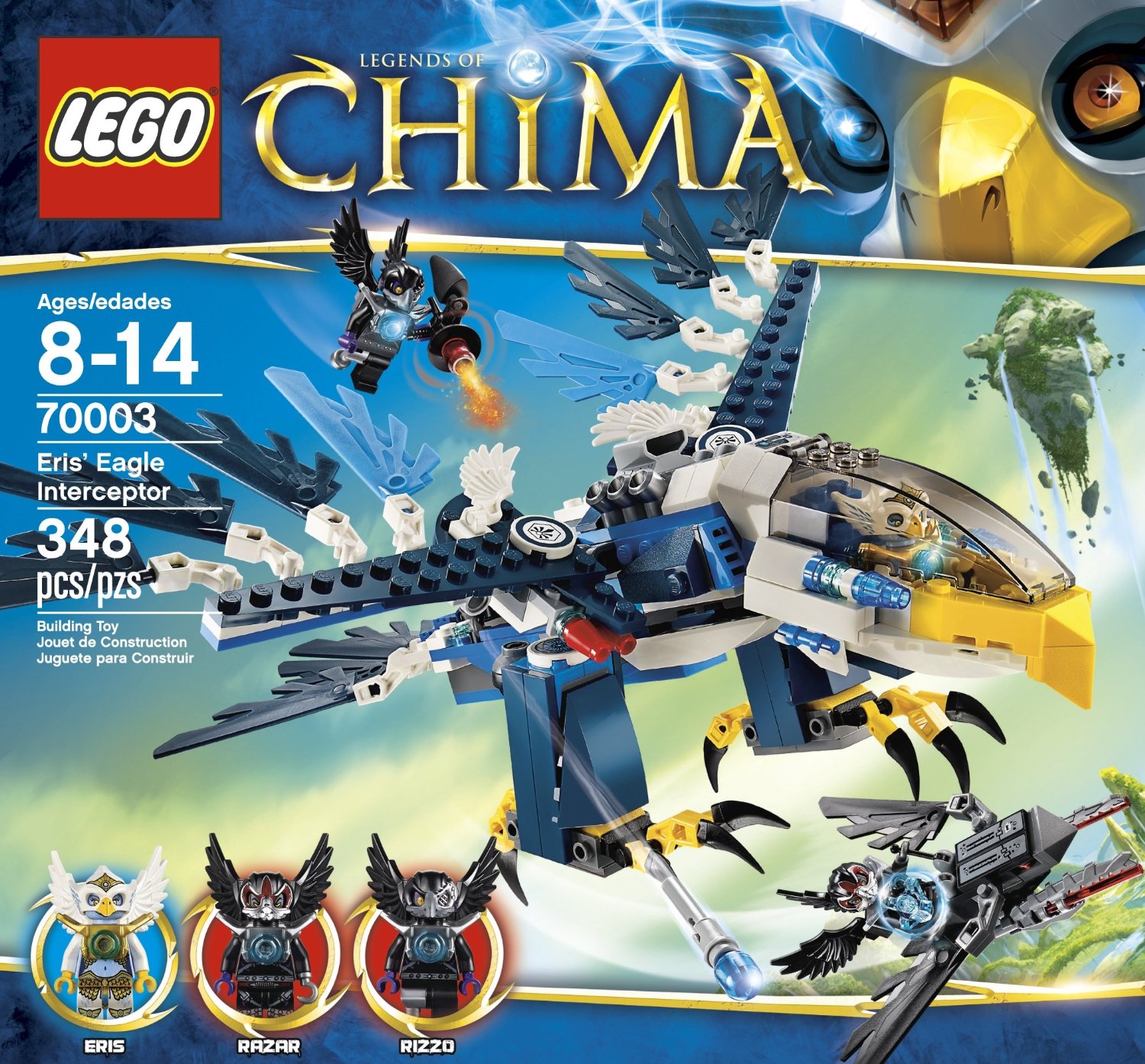 LEGO CHIMA 70003 ORZEŁ ERISA ERIS jak NOWY - 7008881581 - oficjalne ...