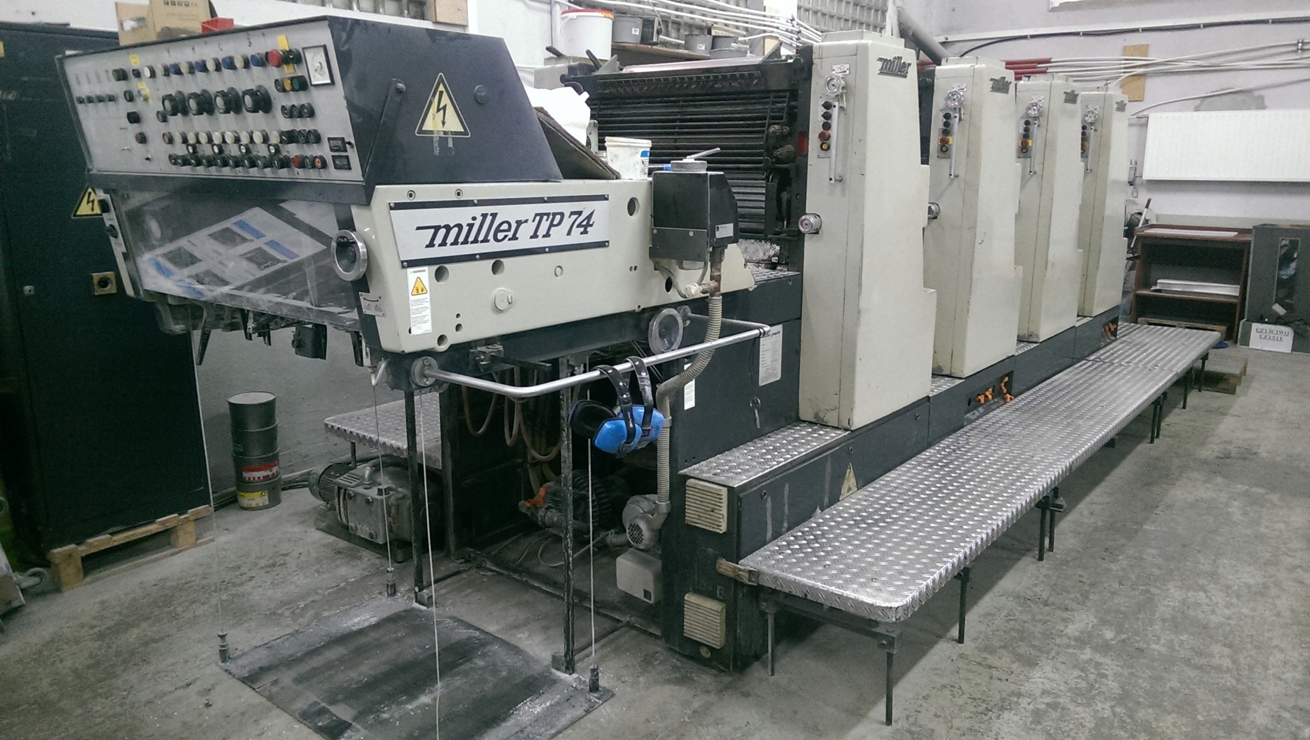 Maszyna drukarska offsetowa Miller TP74/4 OKAZJA!! - 7858245065 ...