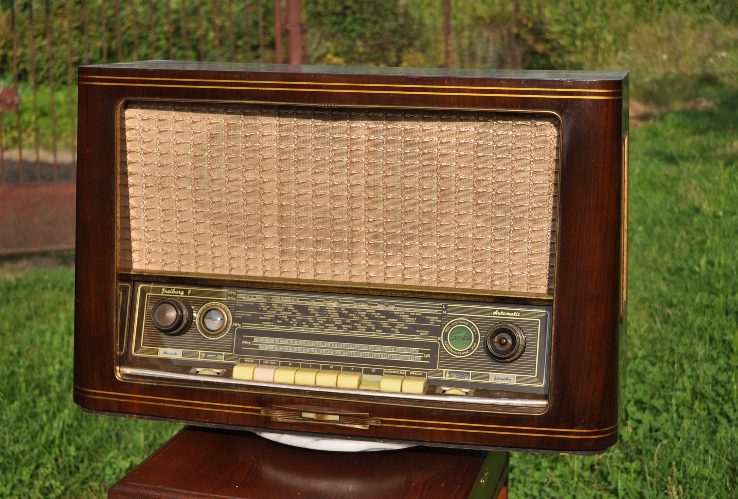 Radio SABA Automatic FREIBURG 7 rok 1956 sprawne - 6940185185 ...
