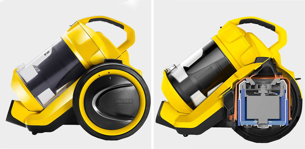 ODKURZACZ DOMOWY KARCHER VC3 BEZWORKOWY CYKLONOWY - 7303035094 - oficjalne archiwum allegro