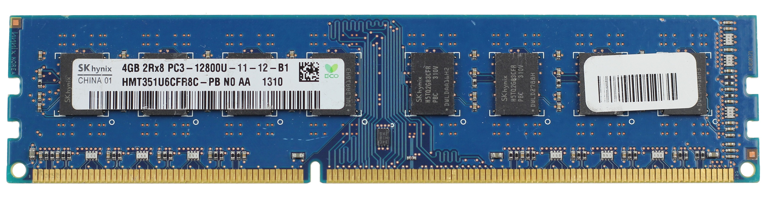 4GB 1600MHz DDR3 HYNIX 2Rx8 PC3-12800U 11-12-B1 CF - 7774610987 - oficjalne archiwum allegro