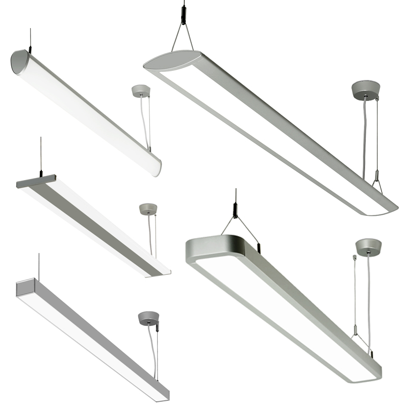 Lampa wisząca przemysłowa do biura LED OFFICE 3 - 7079898038 ...