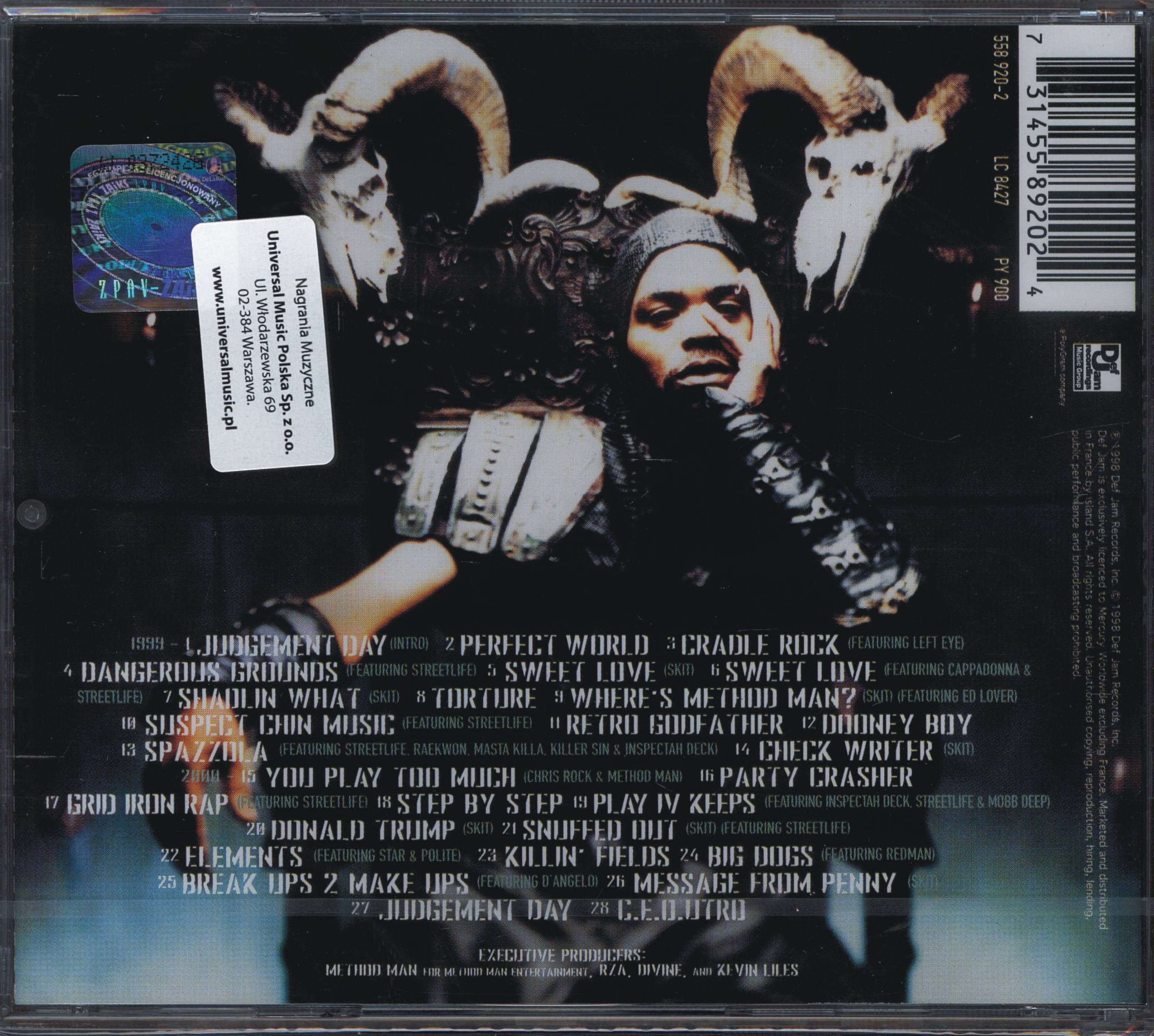 Method Man - Tical 2000 Judgement Day - 7408419452 - oficjalne archiwum ... Method Man - Tical 2000 Judgement Day - 7408419452 - oficjalne archiwum ...