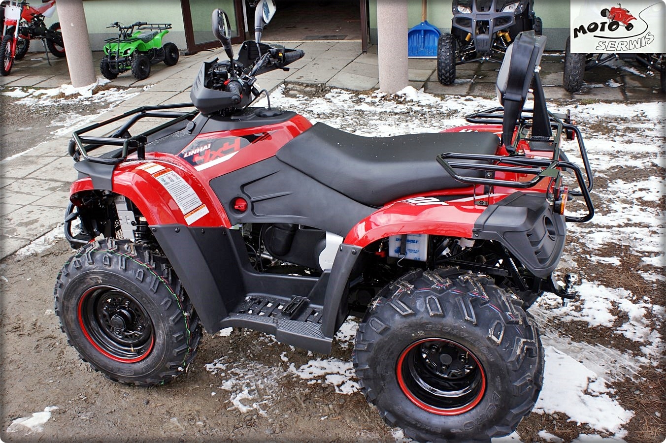 Quad LINHAI 300 4x4 hom. T3 Pług lub Kufer GRATIS - 7697441213 ...