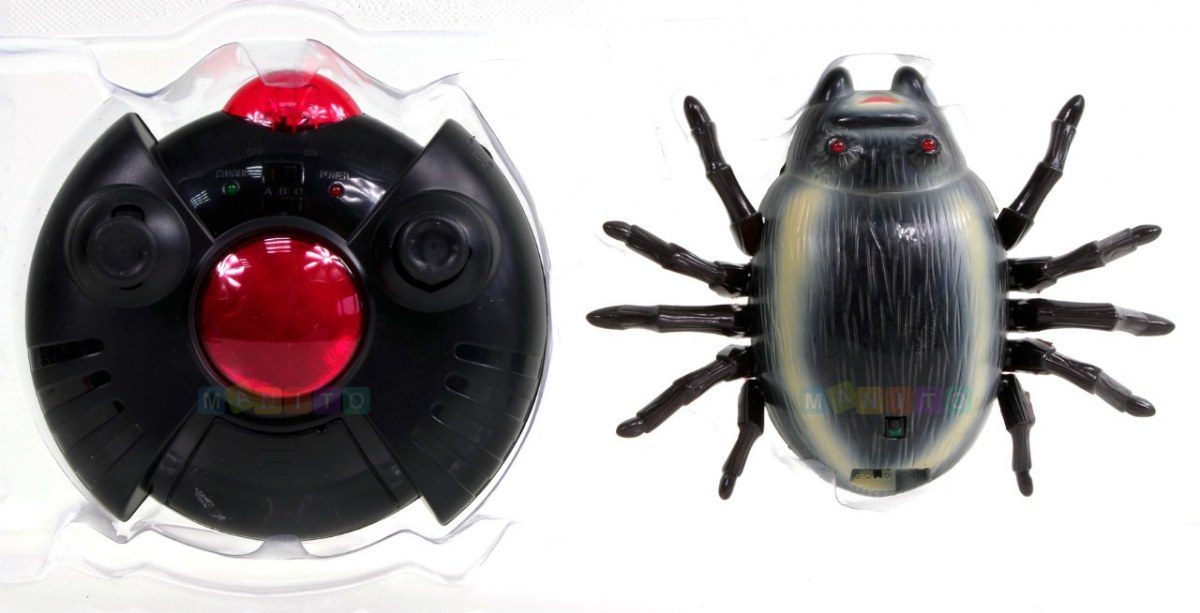 ZDALNIE STEROWANY ŻUK ROBAK CHODZĄCY PO ŚCIANACH - 7045557321 ...