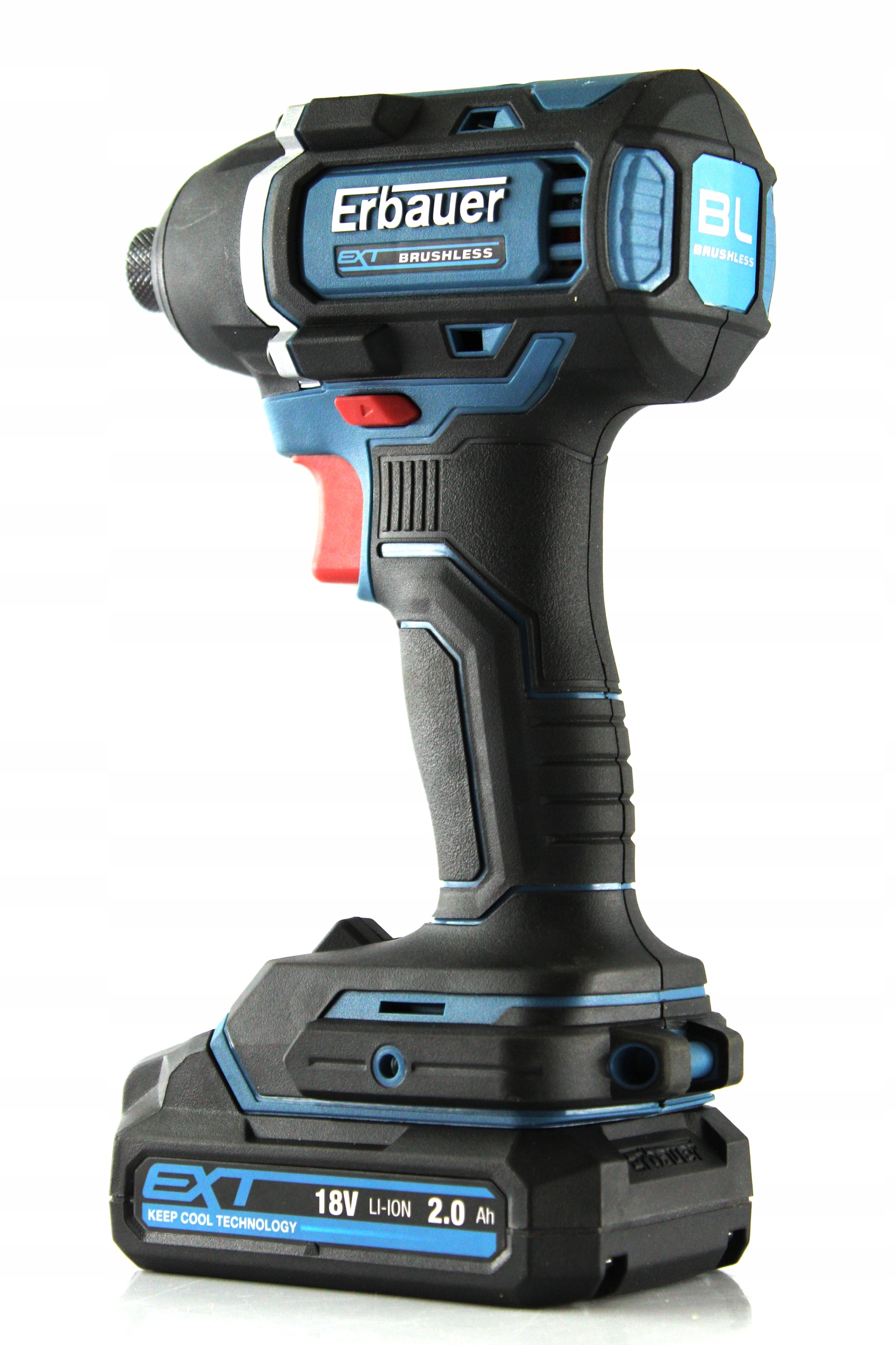 Wkrętarka + Klucz Udarowy ERBAUER 18V EXT 2x 2,0Ah - 7888213668 ...