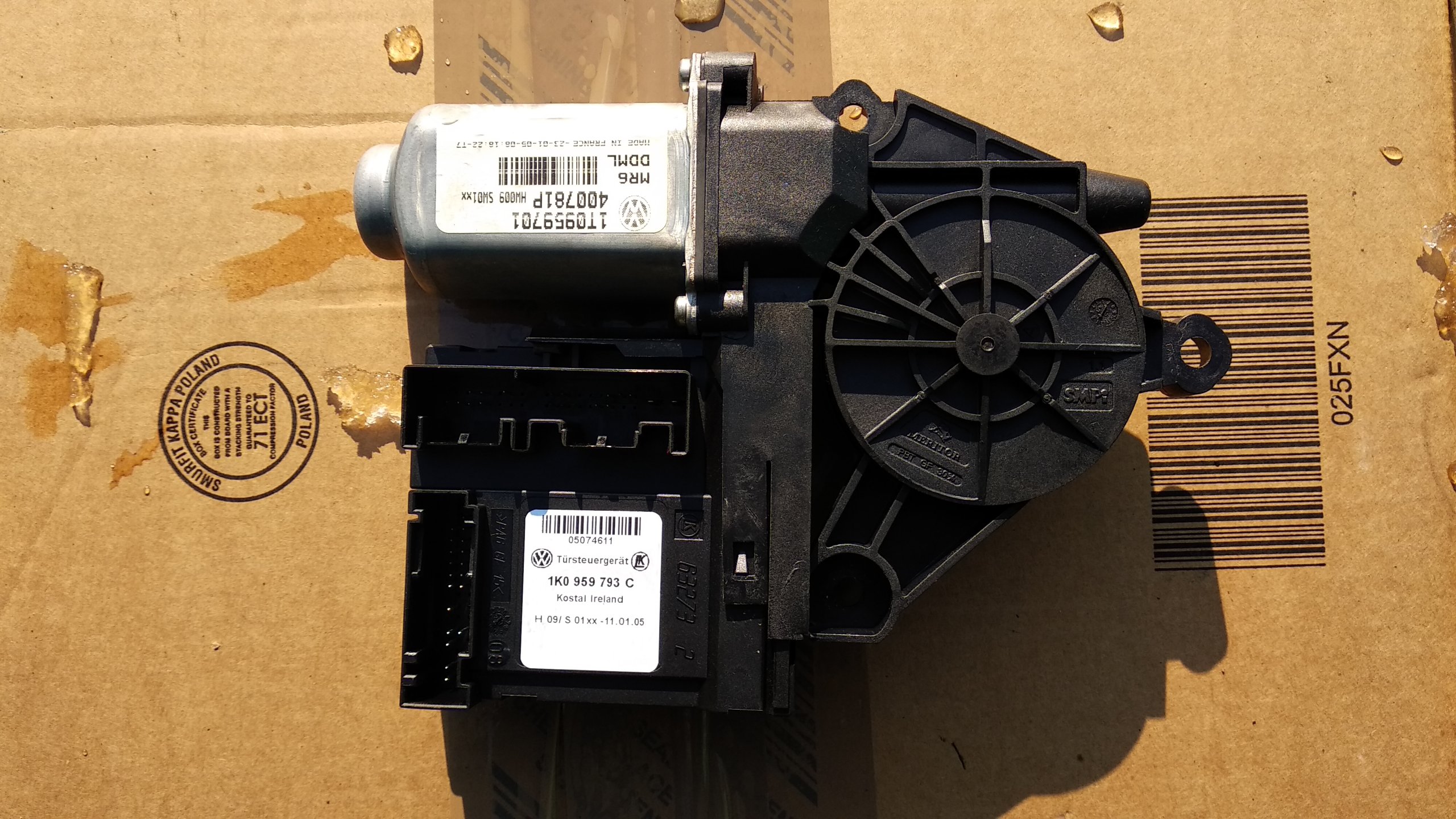 silnik silniczek szyby VW Golf V lewy,prawy przód - 7190359279 ...