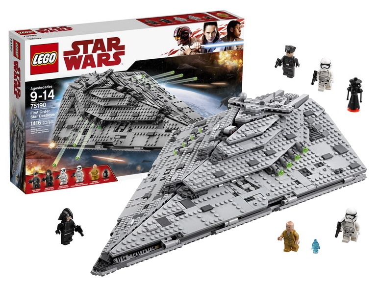 LEGO STAR WARS 75190 GWIEZDY NISZCZYCIEL KLOCKI - 7118165560 ...