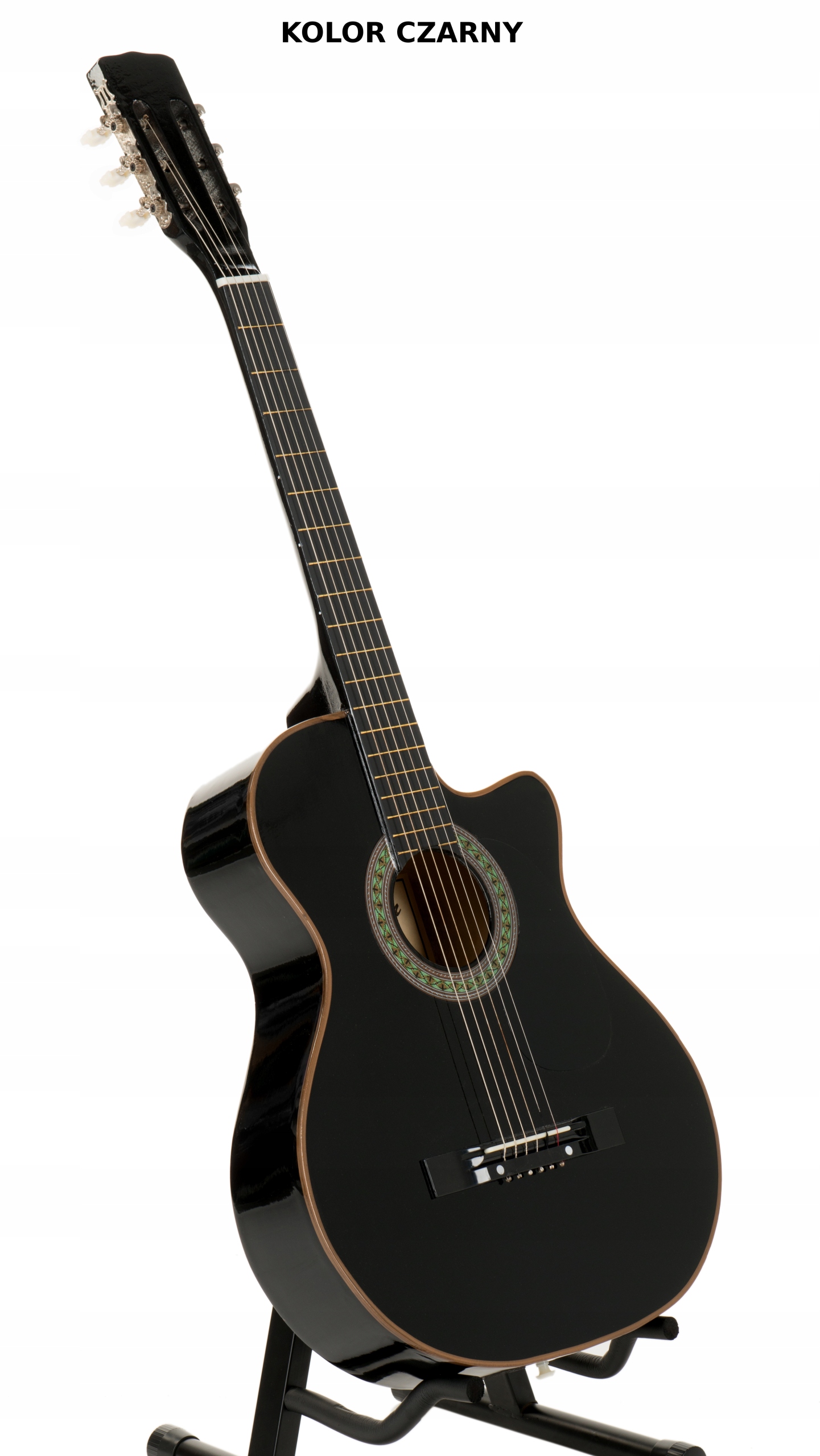 Gitara akustyczna klasyczna 4/4 +Akcesoria + Tuner - 7464636330 ...