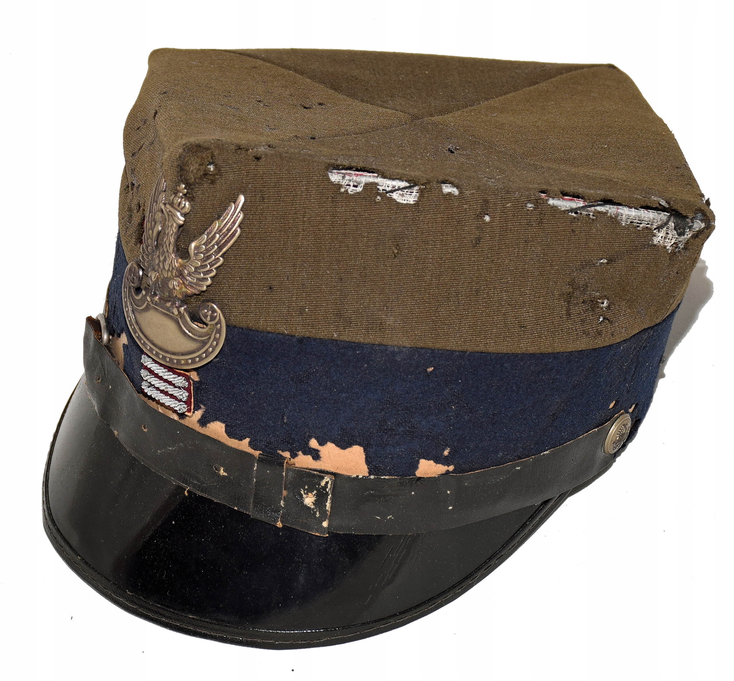 Rogatywka garnizonowa wz. 1935 z orłem wz. 1919 SF - 7958392986 ...