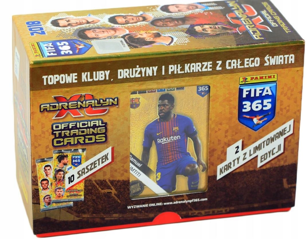 2019 FIFA KARTY PIŁKARSKIE GIFT BOX 3 LIMITED XXL - 7853359790 ...