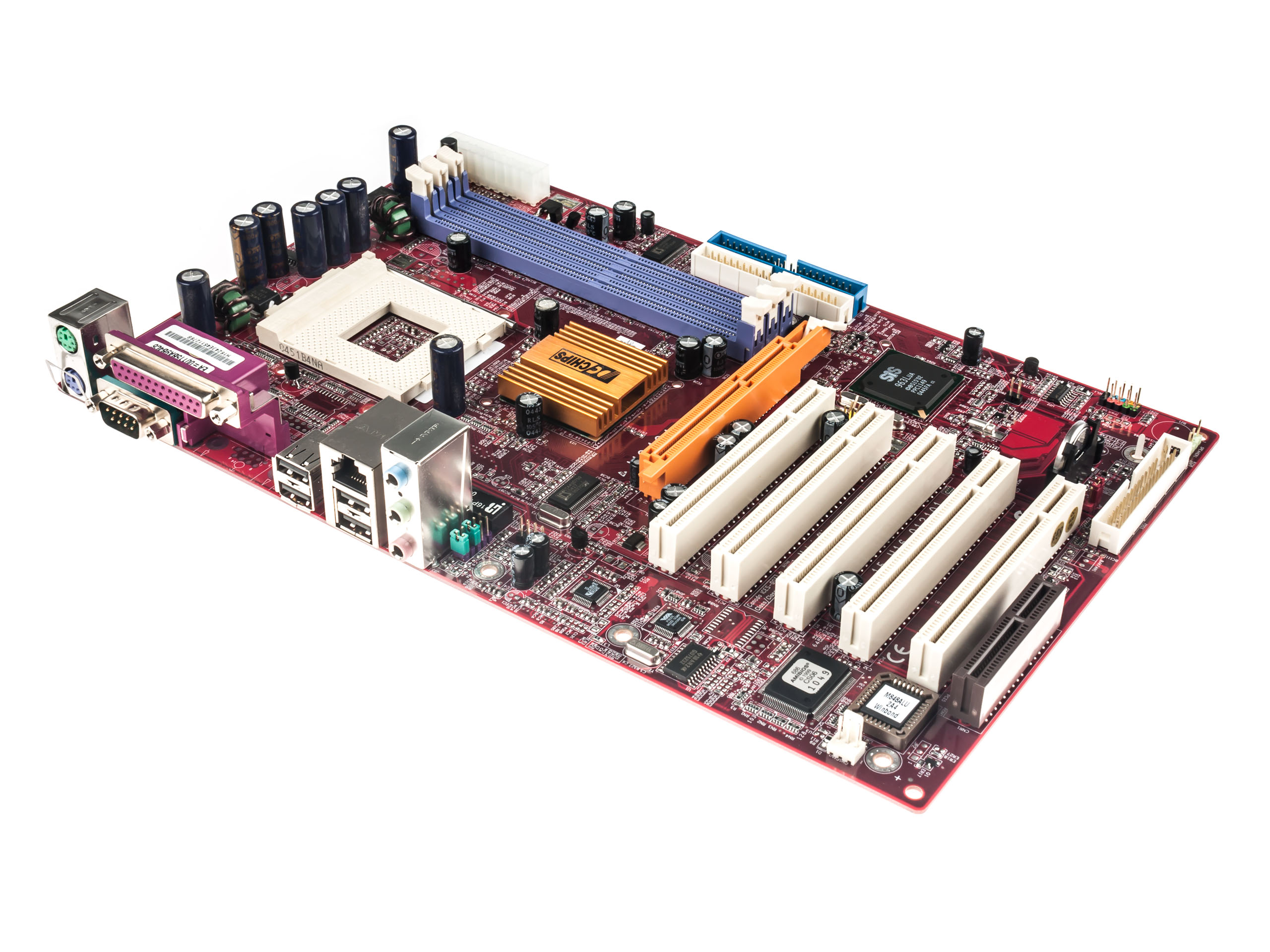 PŁYTA PC-CHIPS M848A REV: 2.1 s462 DDR PCI AGP ATX - 7387218725 ...
