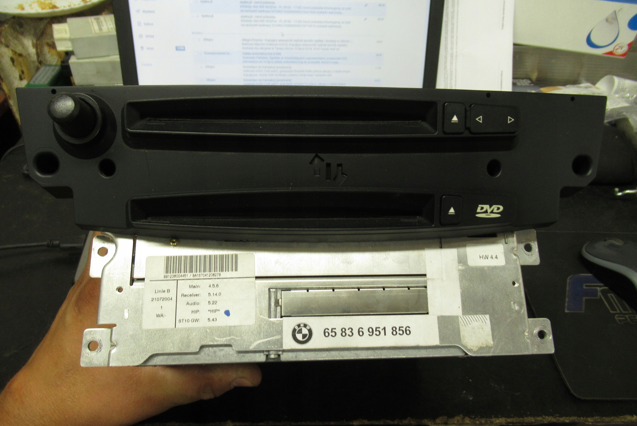 Radio nawigacja CCC DVD BMW e60 e61 e63 e64 - 7450281378 - oficjalne ...