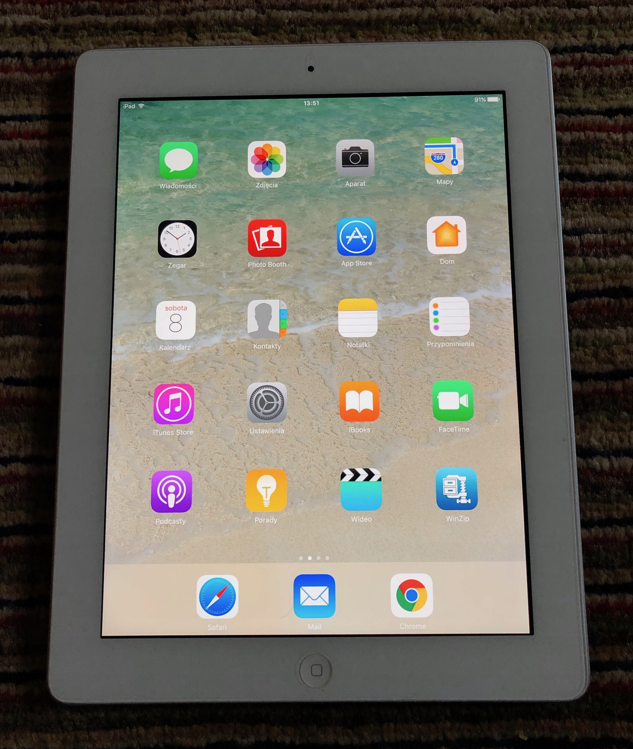 Apple iPad 4 A1458 Wi-Fi 32 GB White - 7909079615 - oficjalne archiwum allegro