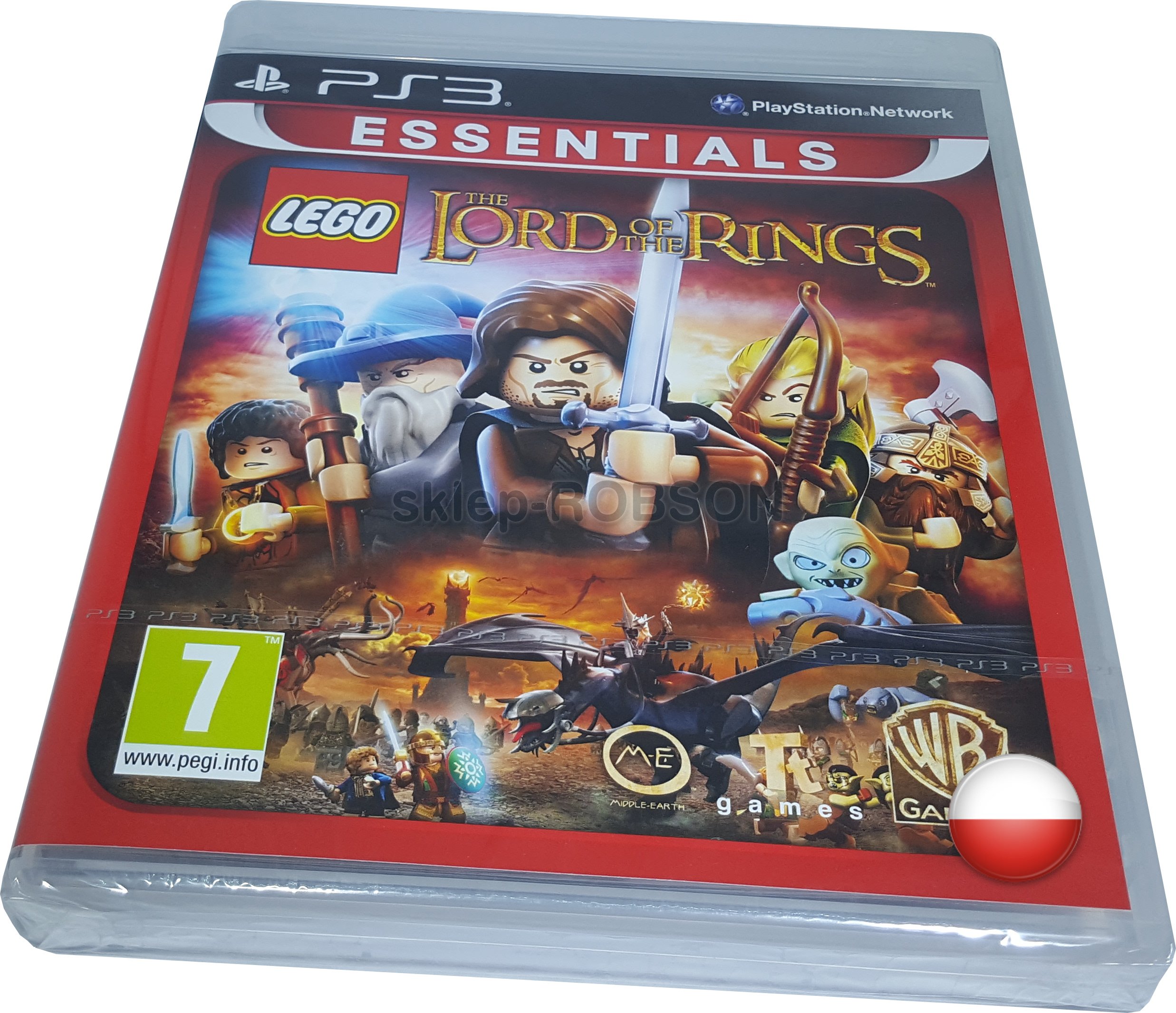 LEGO WŁADCA PIERŚCIENI LORD OF THE RINGS PS3 PL - 6881553314 - oficjalne archiwum allegro