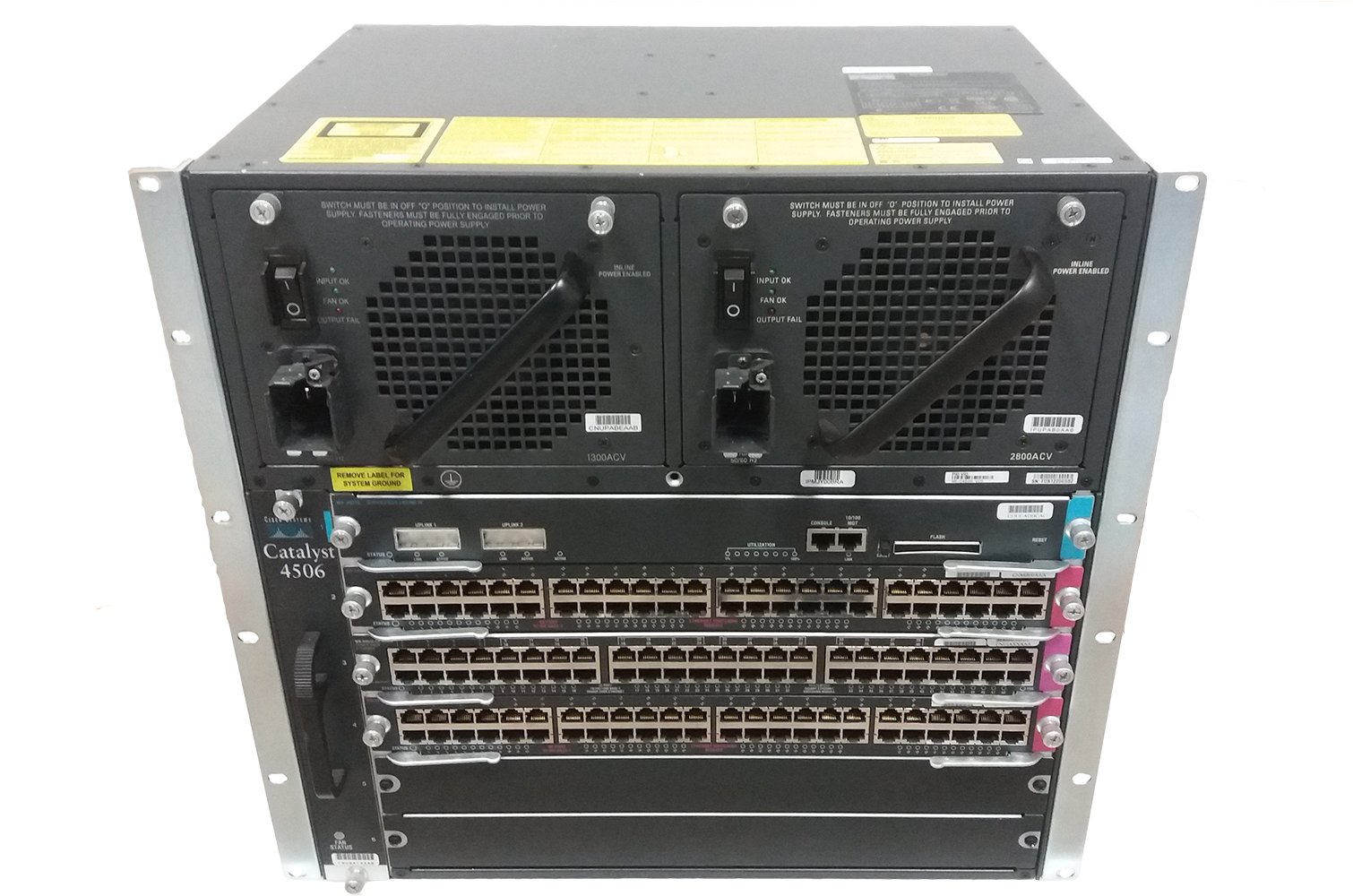 CISCO WS-C4500 SERIES CATALYST 4506 C45-2800ACV - 6945241967 ...