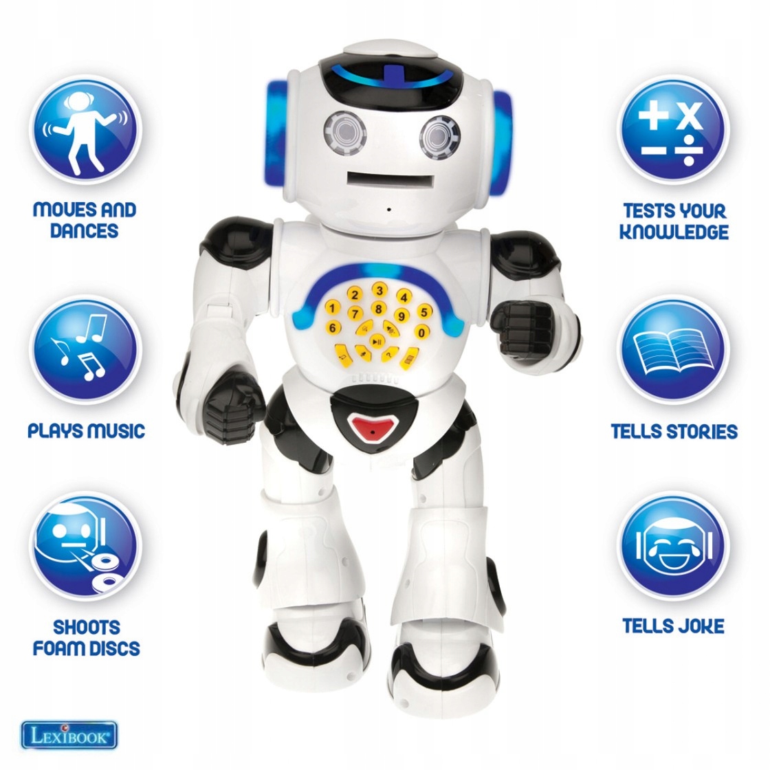 Lexibook Robot Powerman edukacyjny 40cm rozmawia - 7826357321 ...