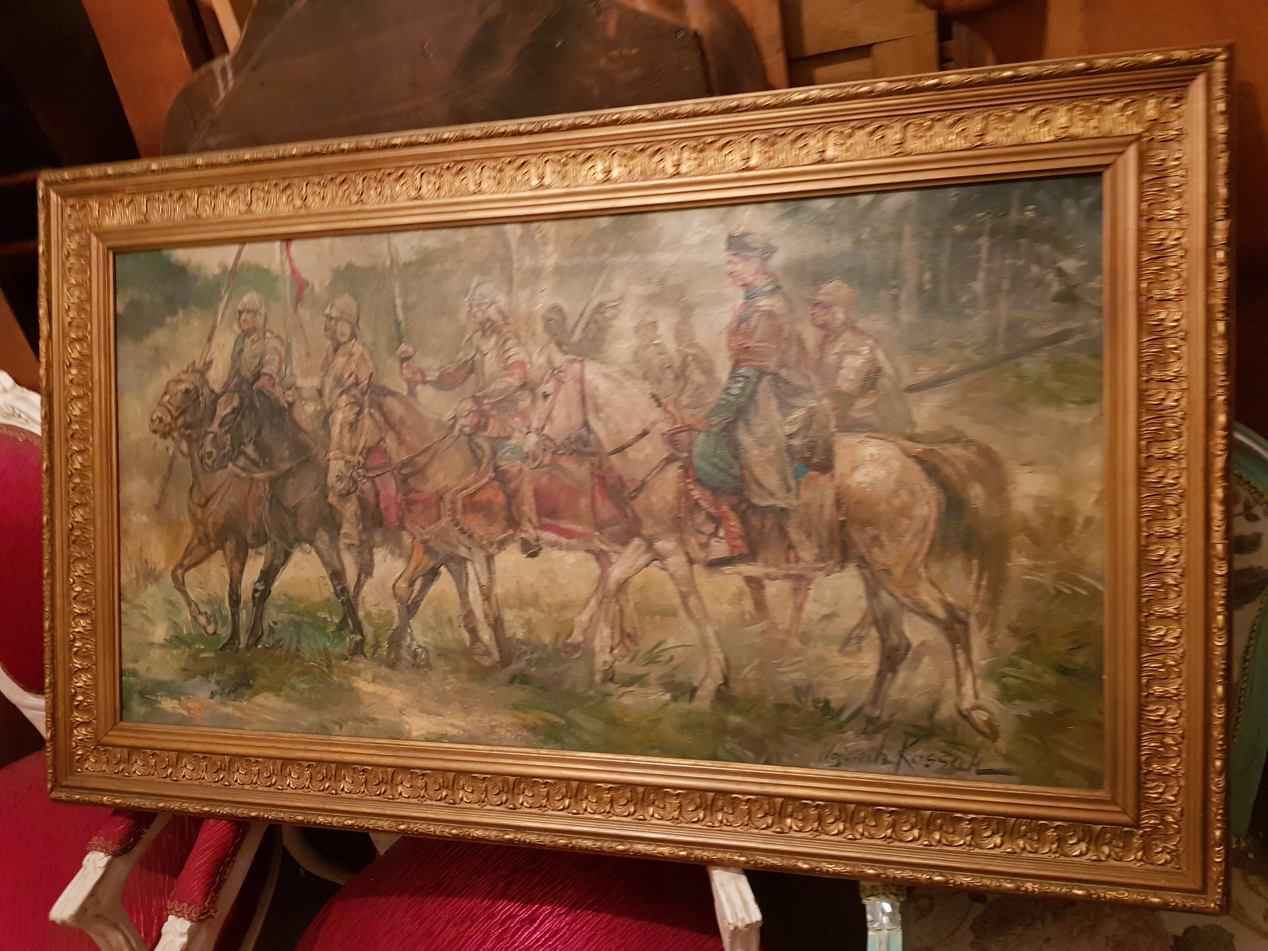 WOJCIECH KOSSAK - HUSARIA CUDOWNY OBRAZ - 7801496588 - oficjalne ...