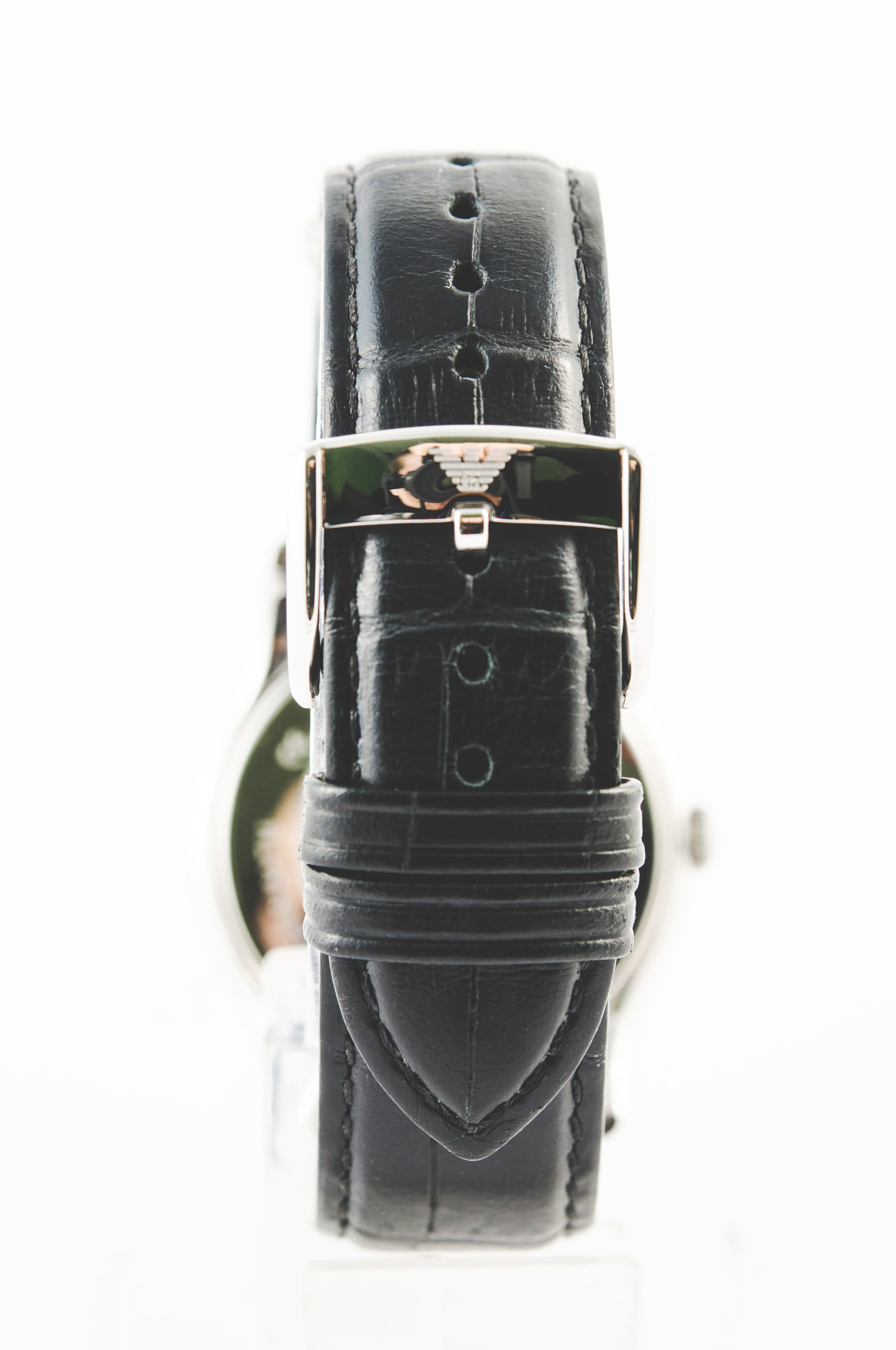 Zegarek Męski na rękę Emporio Armani AR1708 CZARNY - 6887247443 ...