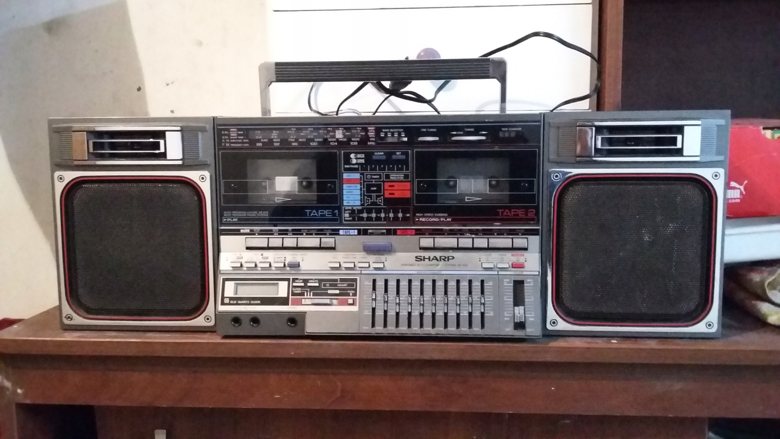 KULTOWY Radiomagnetofon SHARP GF-800 oryginal - 7786221654 - oficjalne ...