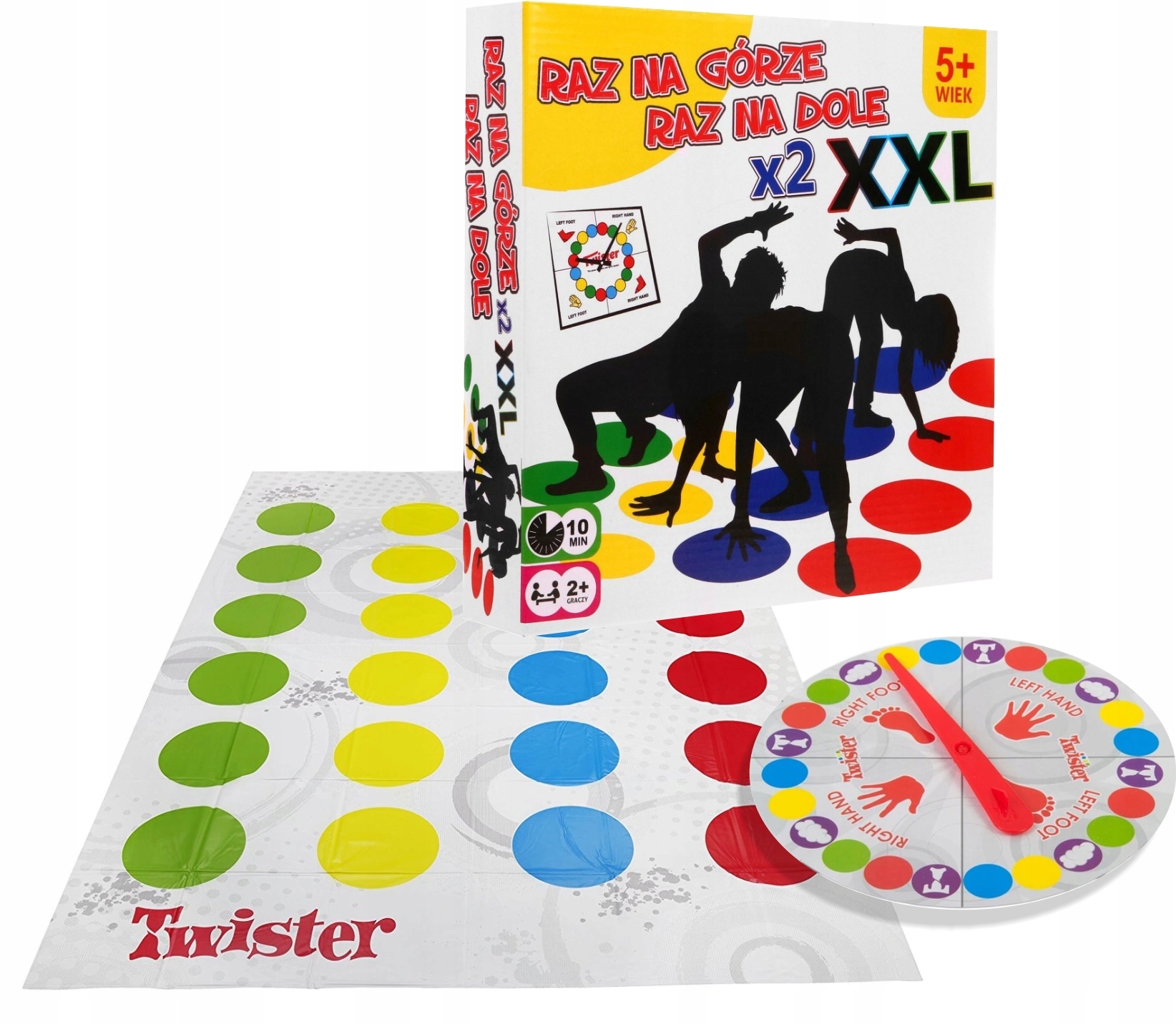 TWISTER GRA ZRĘCZNOŚCIOWA 2w1+ JENGA Polska wersja - 7775781670 ...