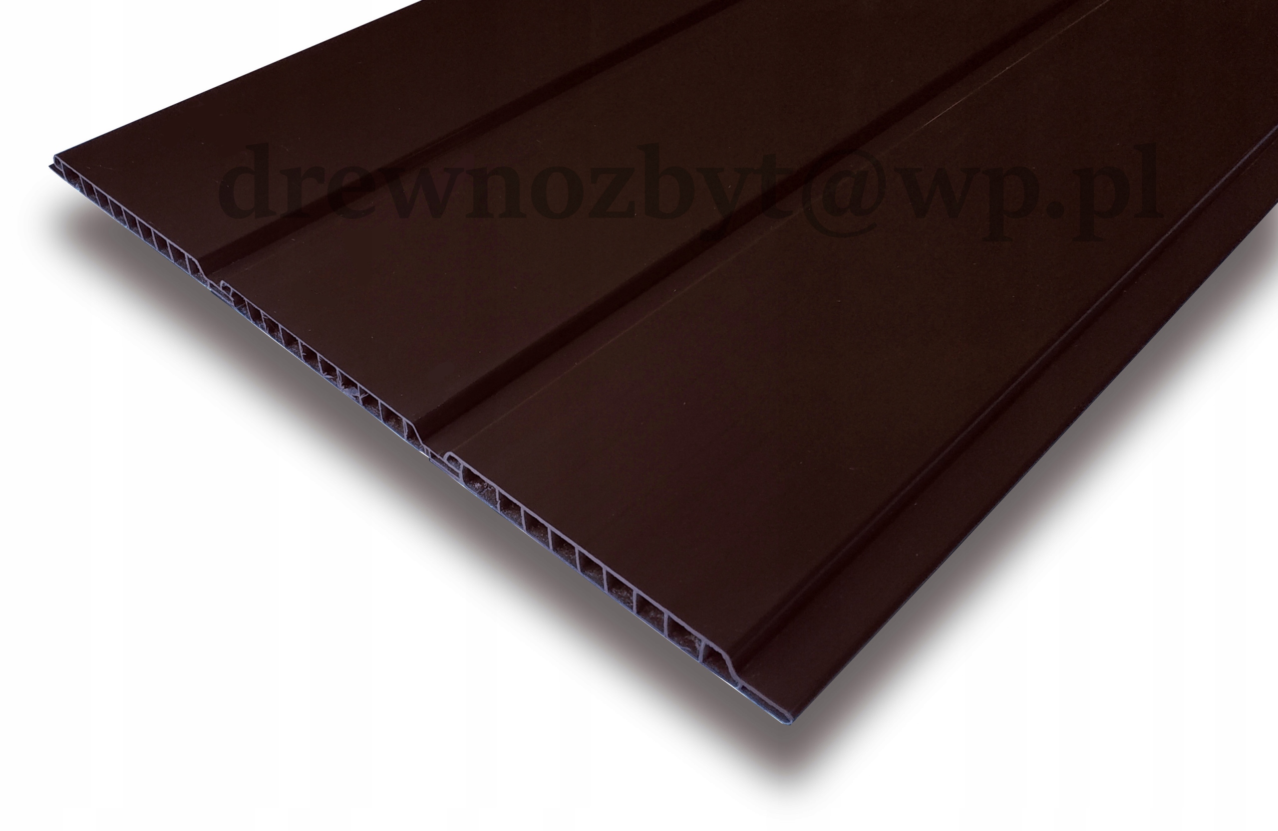 PANELE PANEL PCV BRĄZOWE PODBITKA DACHOWA SIDING - 8136383735 ...
