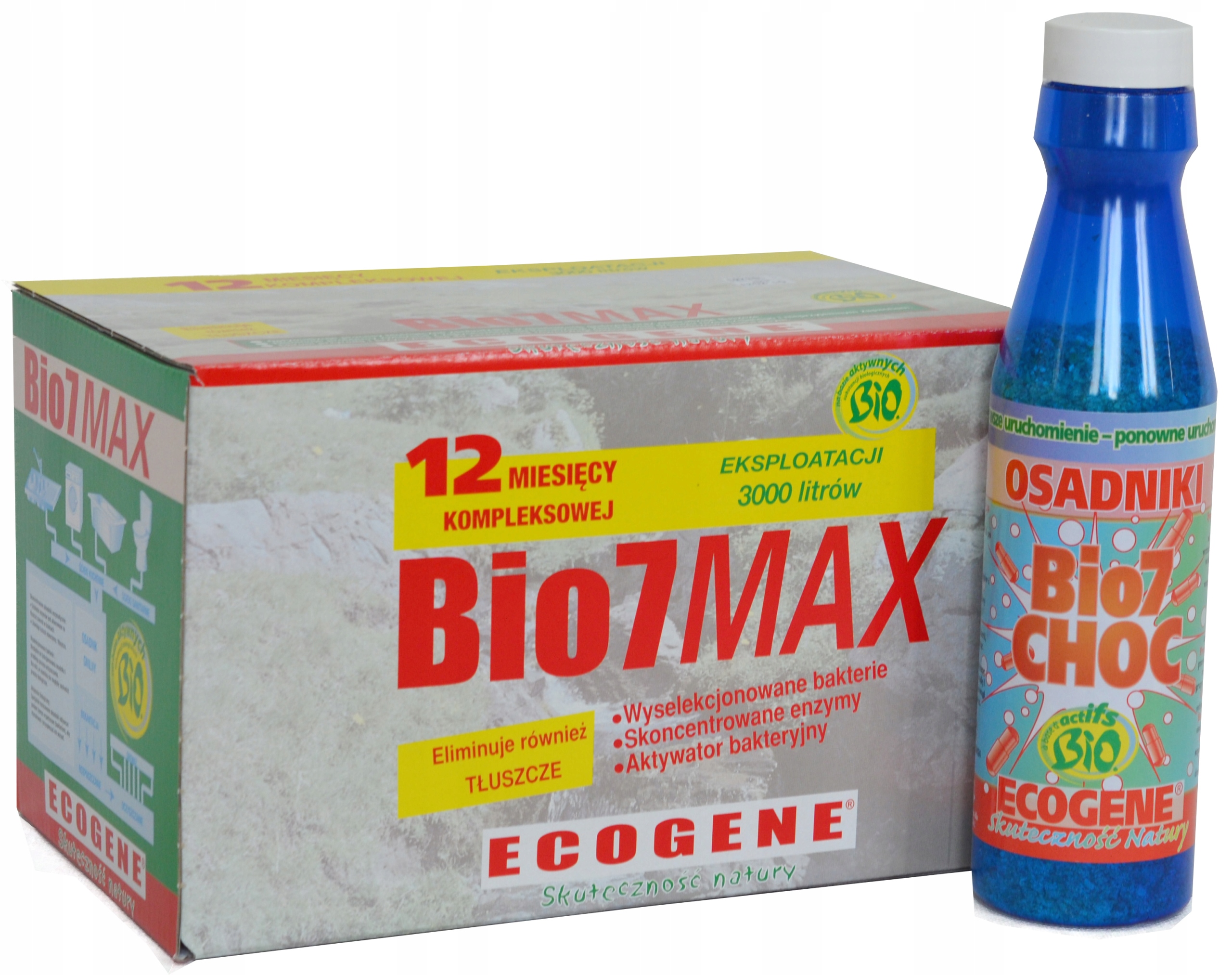 + Bio7 MAX 2kg + starter Bio7 CHOC Bakterie KALISZ - 6886840780 ...