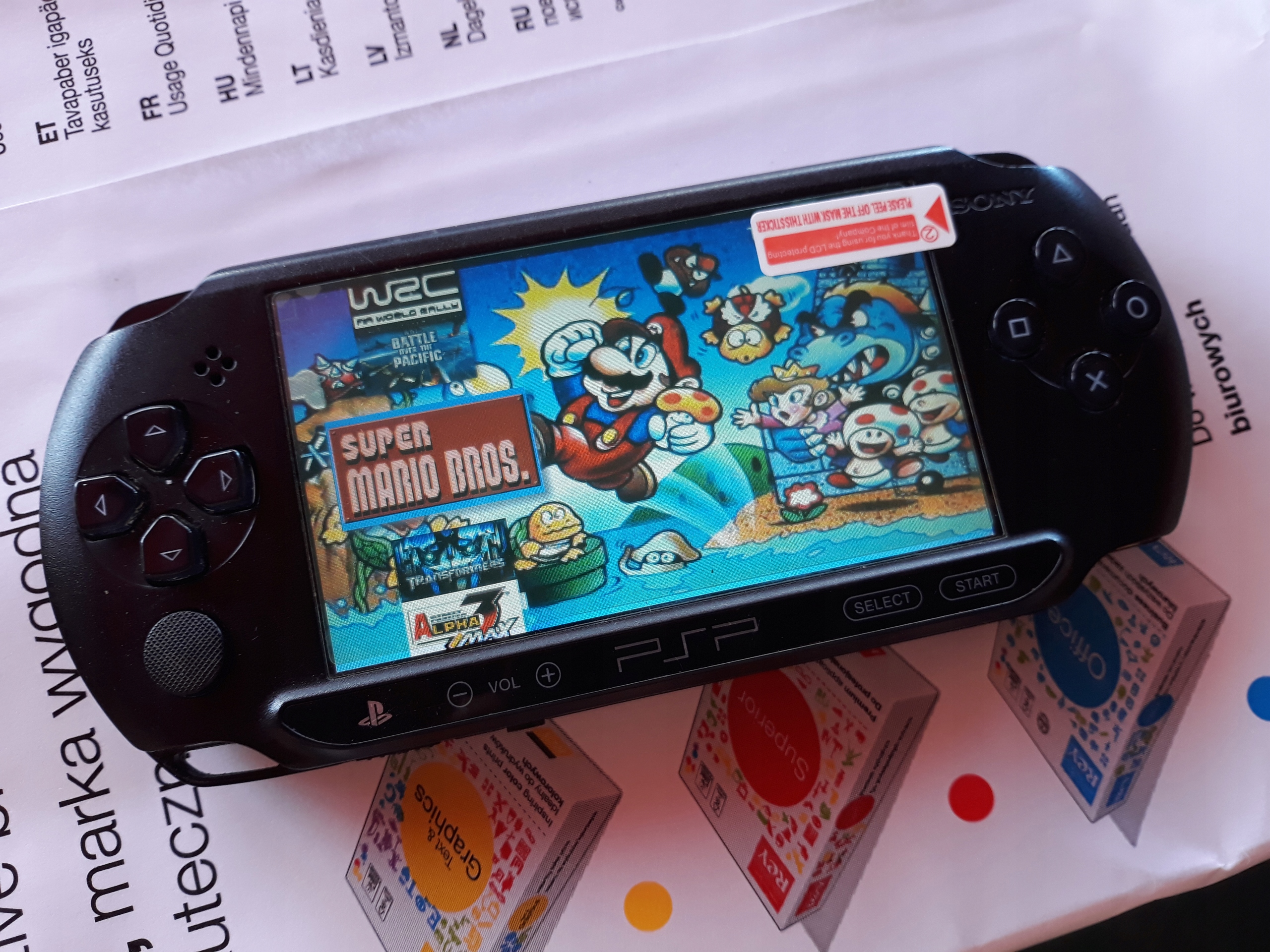 SONY PSP + MENU PL +KARTA + 90 GIER - 8179491410 - oficjalne archiwum ...