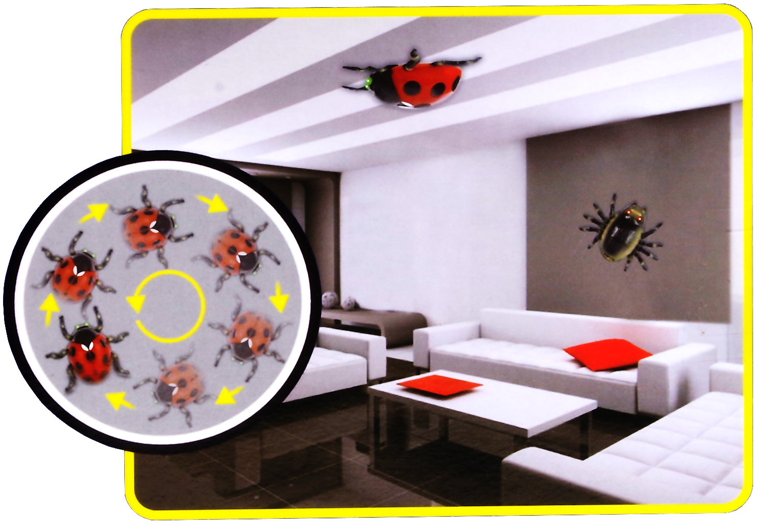 ZDALNIE STEROWANY ŻUK ROBAK CHODZĄCY PO ŚCIANACH - 7045557321 ...