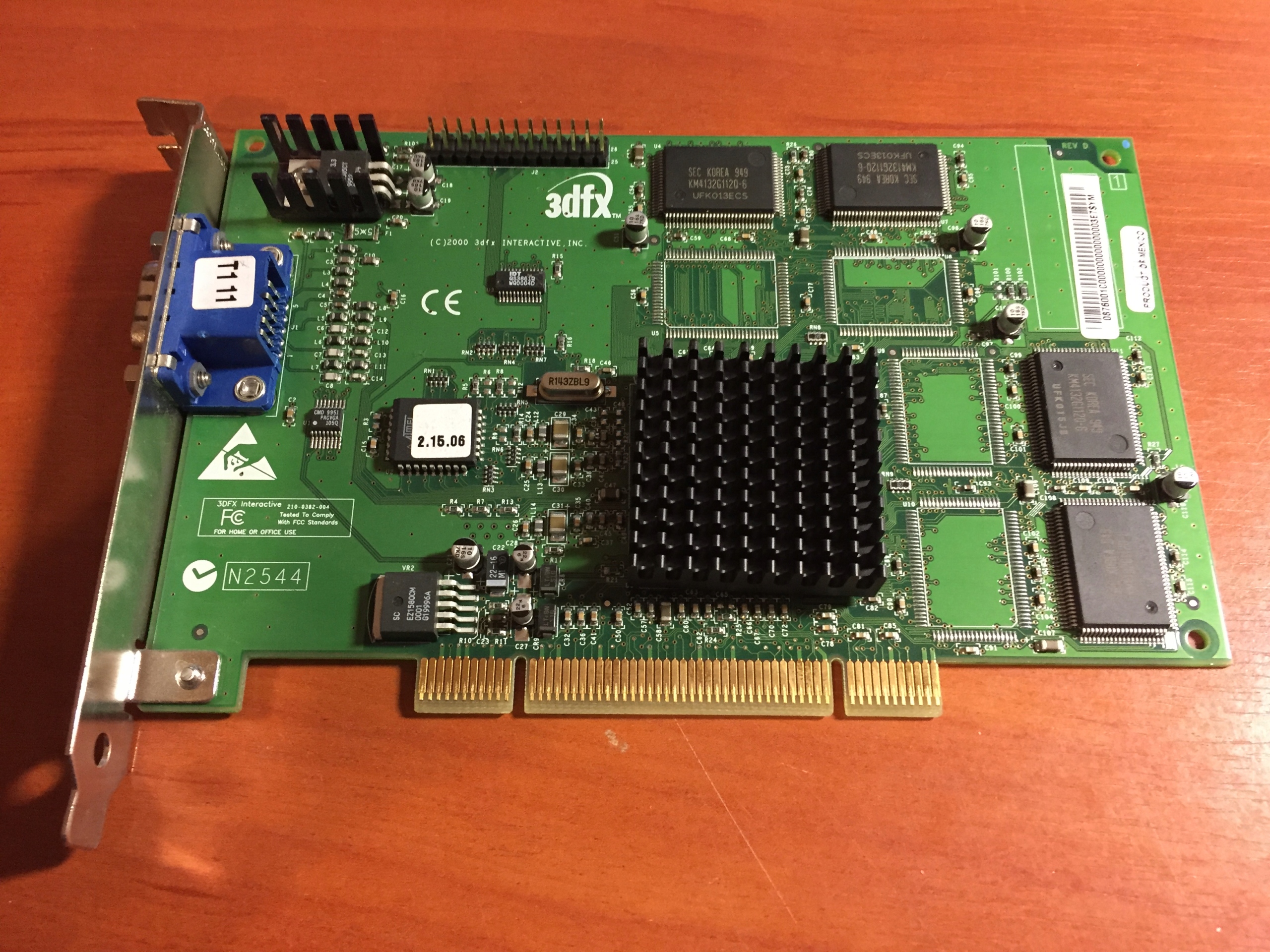 3dfx voodoo 3 2000 16MB PCI - 8063814706 - oficjalne archiwum allegro
