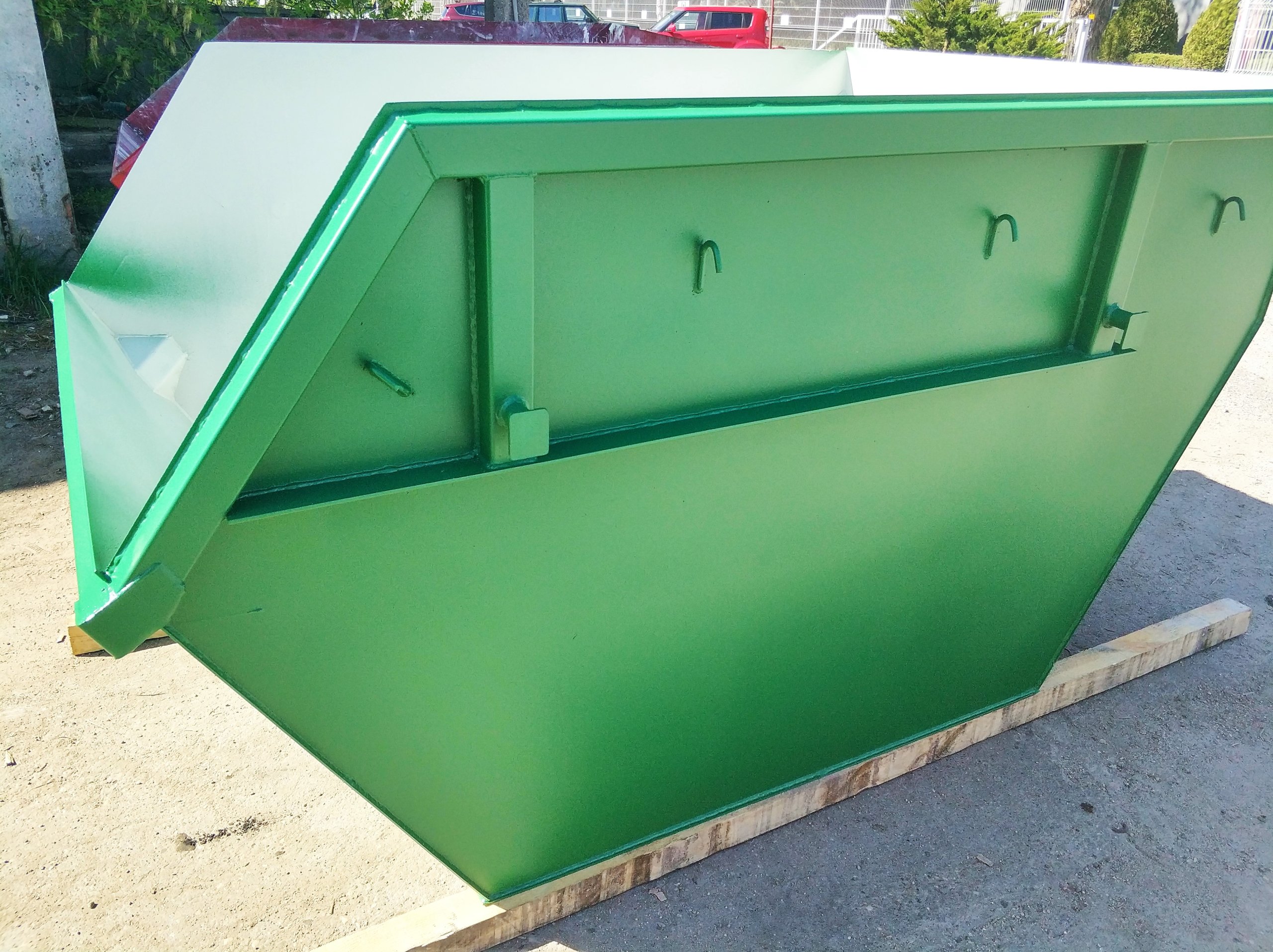 Kontener gruz stalowy mulda pojemnik bramowiec 2m3 - 7722166778 ...