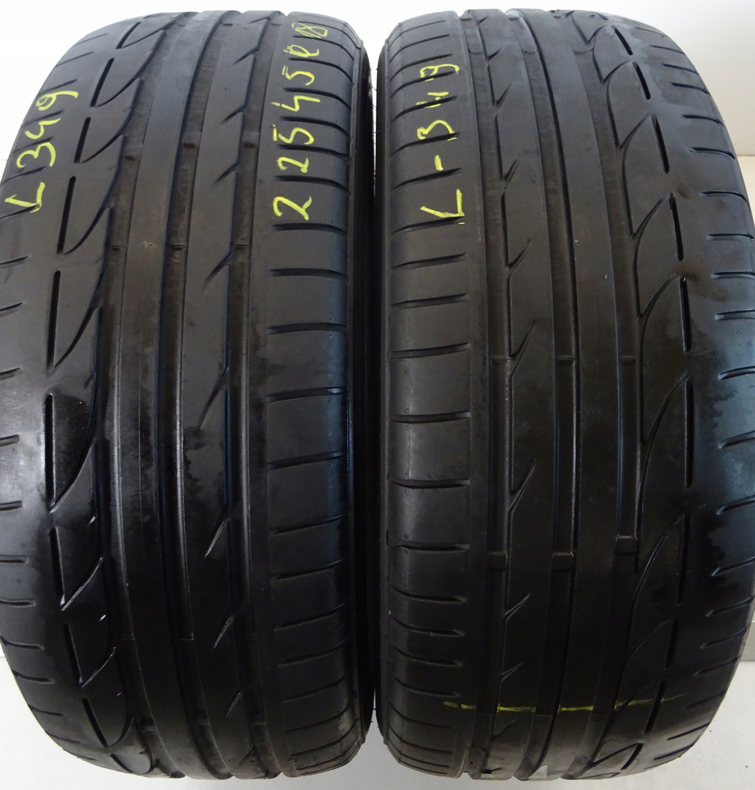 2x 225/45/18 BRIDGESTONE POTENZA S001 91Y L349 - 7851230446 - oficjalne archiwum allegro
