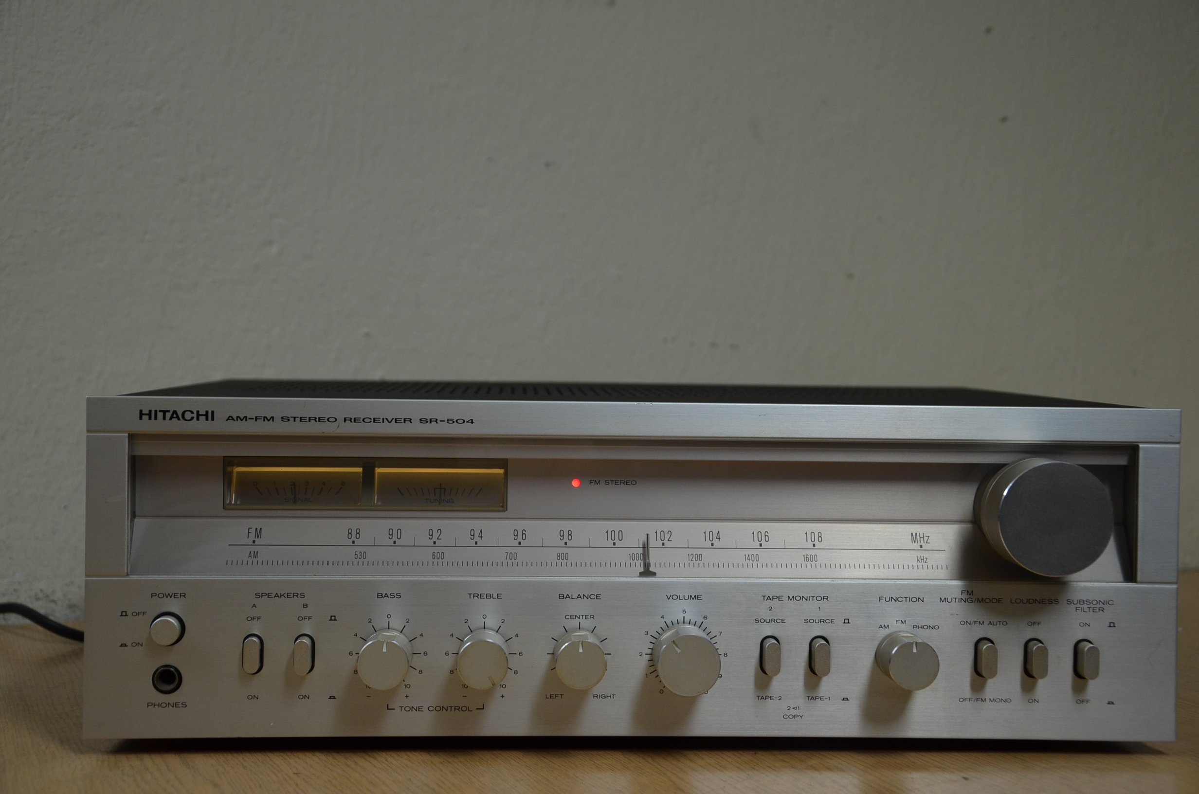 AMPLITUNER HITACHI SR-504 SUPER STAN OKAZJA!!! - 7545862043 - oficjalne ...