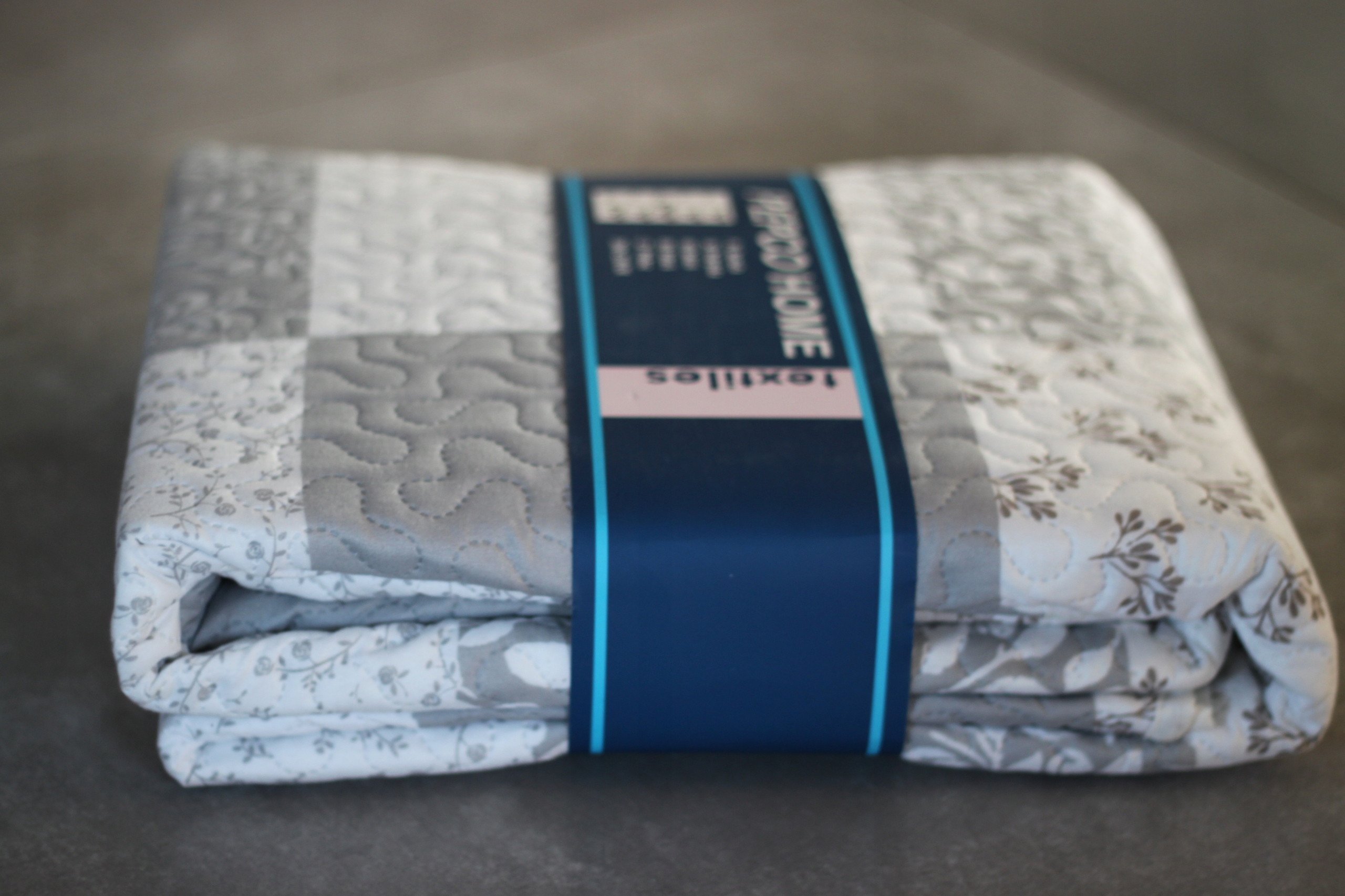 NARZUTA na łóżko KOC PEPCO HOME szara beż 200x220 - 7619647410 ...