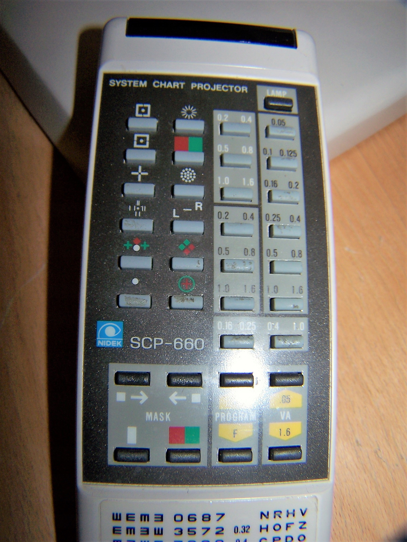 Rzutnik optotypów Nidek SCP-660 / okulistyczny - 7645193736 - oficjalne ...