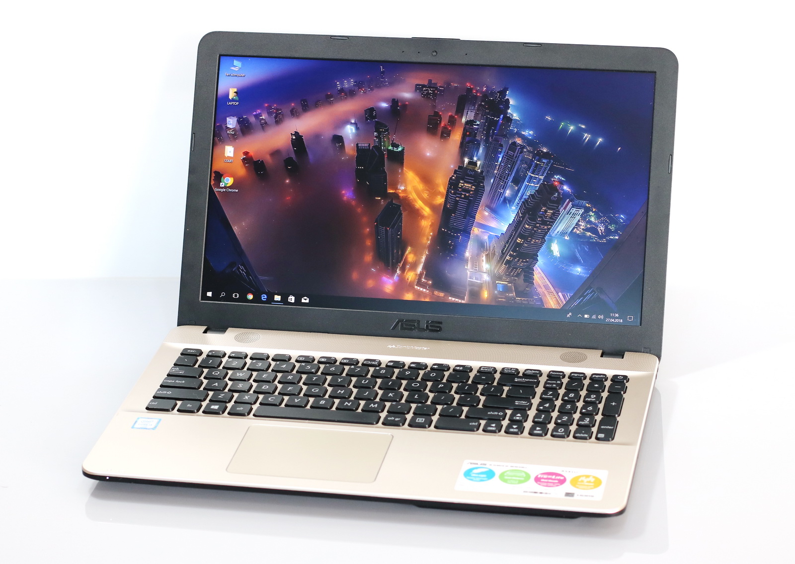 ZŁOTY LAPTOP ASUS R541U SSD120 i3-6100U FHD 4GB ! - 7805575014 ...