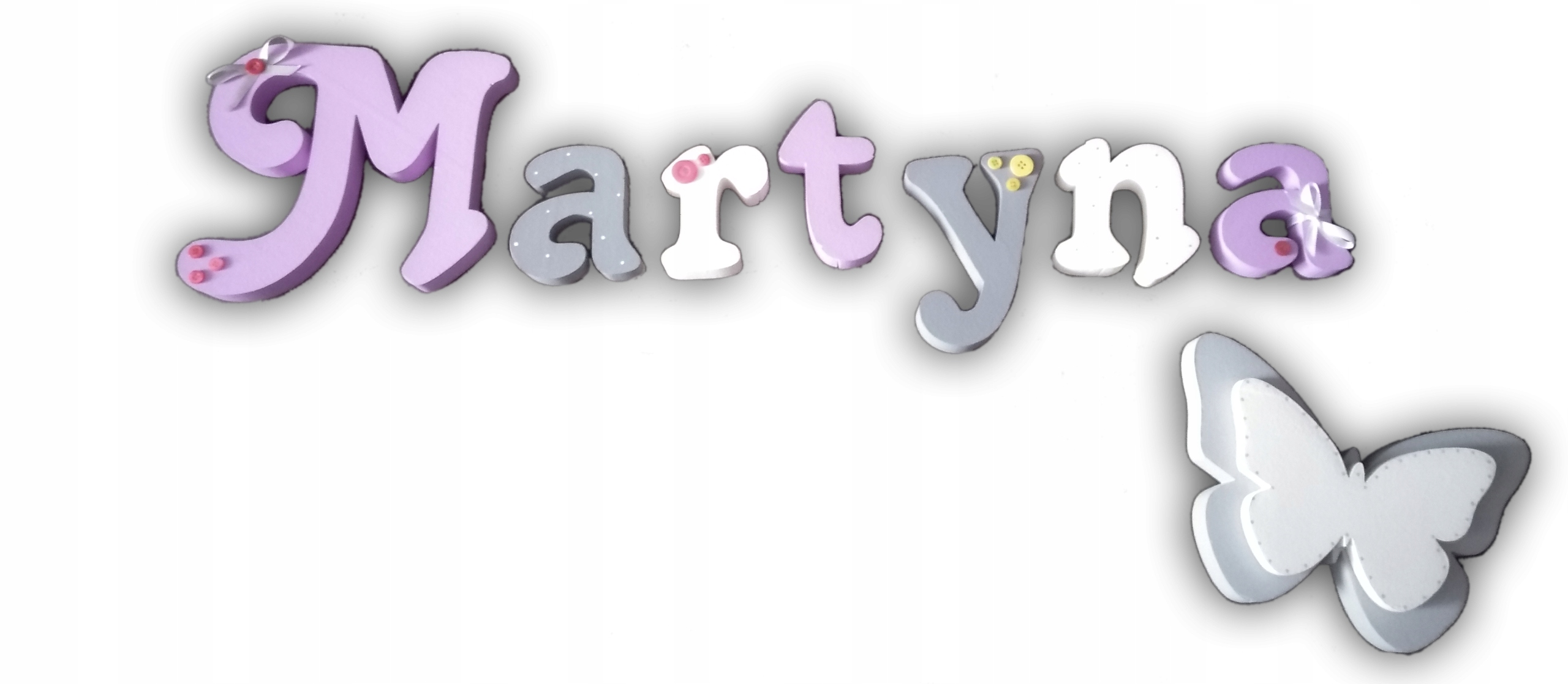 LITERKI NA ŚCIANĘ 3D IMIĘ MARTYNA dekor gratis - 7770021536 - oficjalne ...