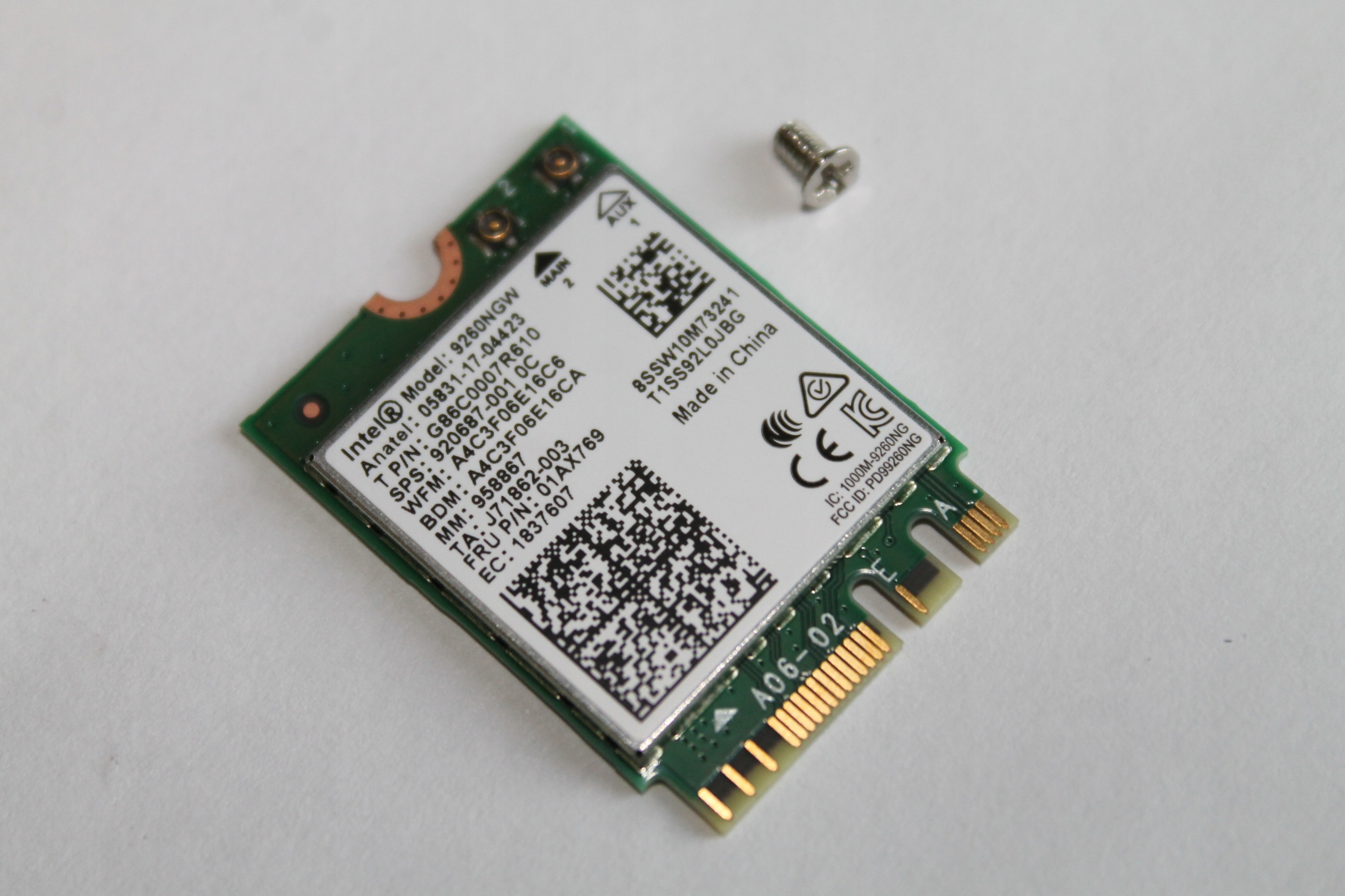 WiFi M.2 Intel 9260 9260NGW AC BT 5.0 8260 8260NGW - 7997060551 ...