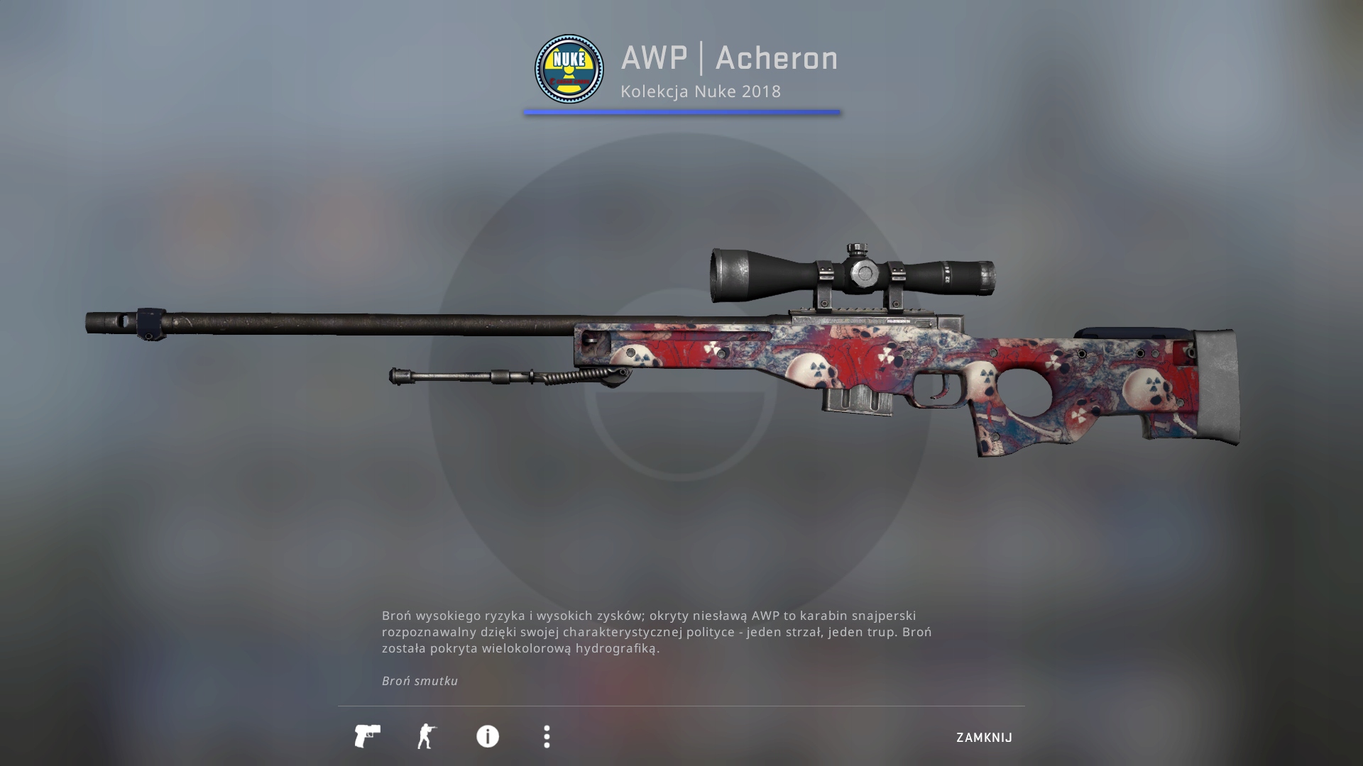 AWP | Acheron skin MW CS GO skin - 7925396058 - oficjalne archiwum allegro