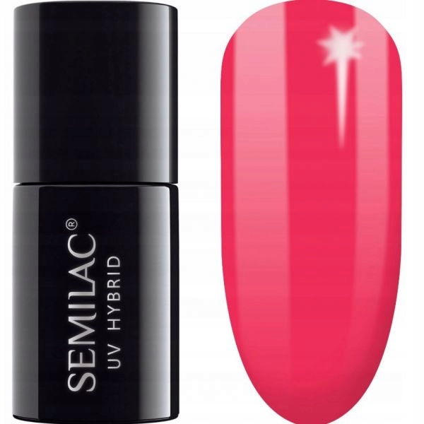 SEMILAC Lakier hybrydowy 571 NEON STRAWBERRY 7ML 12571281167 - Allegro.pl