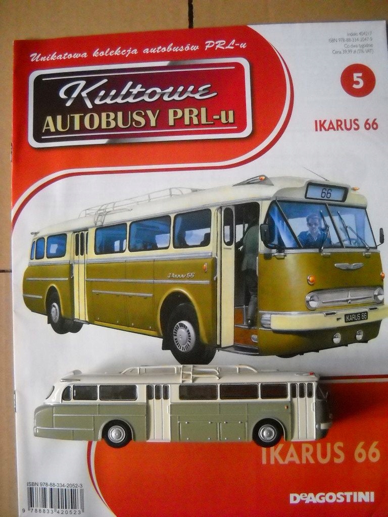 IKARUS 66 KULTOVÉ AUTOBUSY PRL č. 5 1:72 KULTOVÝ AUTOBUS PRL-U za 28 ...
