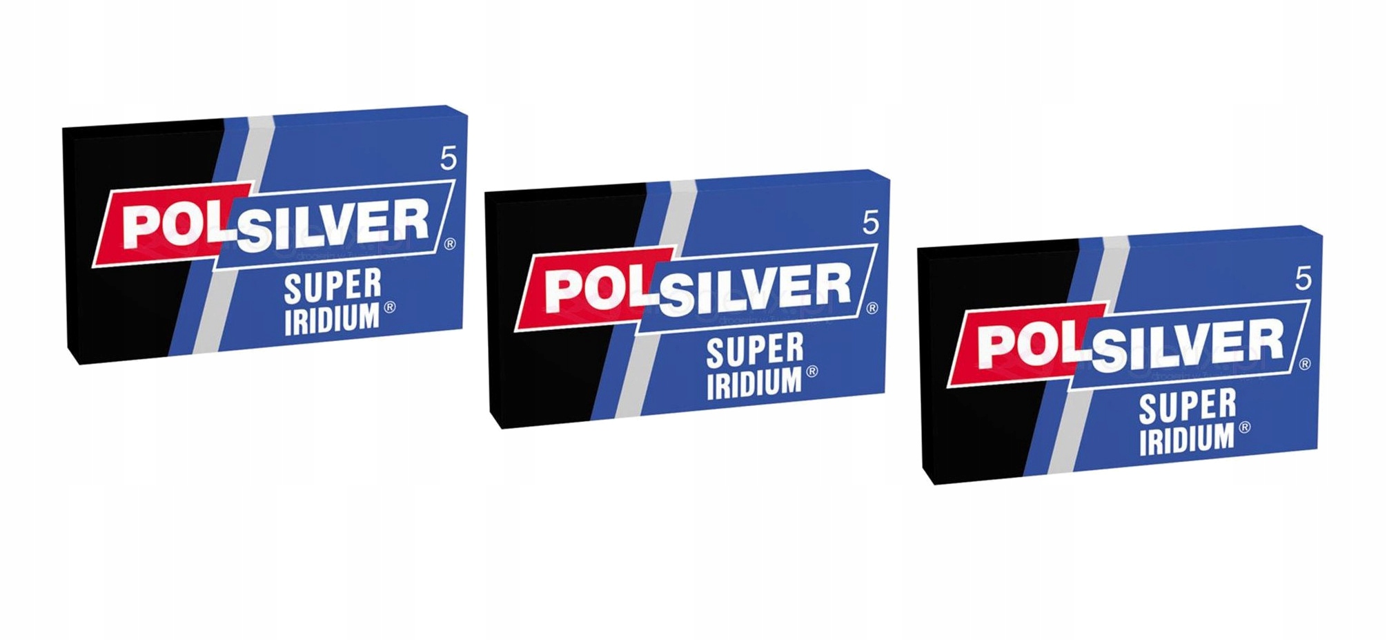 POLSILVER SUPER IRIDIUM POLSKIE SPRAWDZONE ŻYLETKI DO MASZYNEK 3x5szt ...