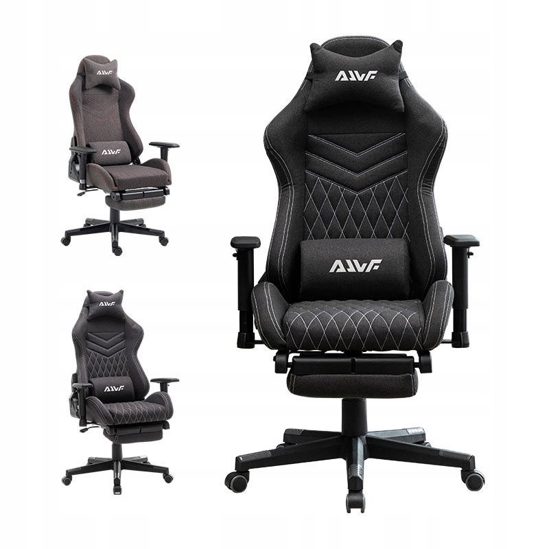 Fotel Gamingowy WF-6038-002 BLACK - Sklep, Opinie, Cena w Allegro