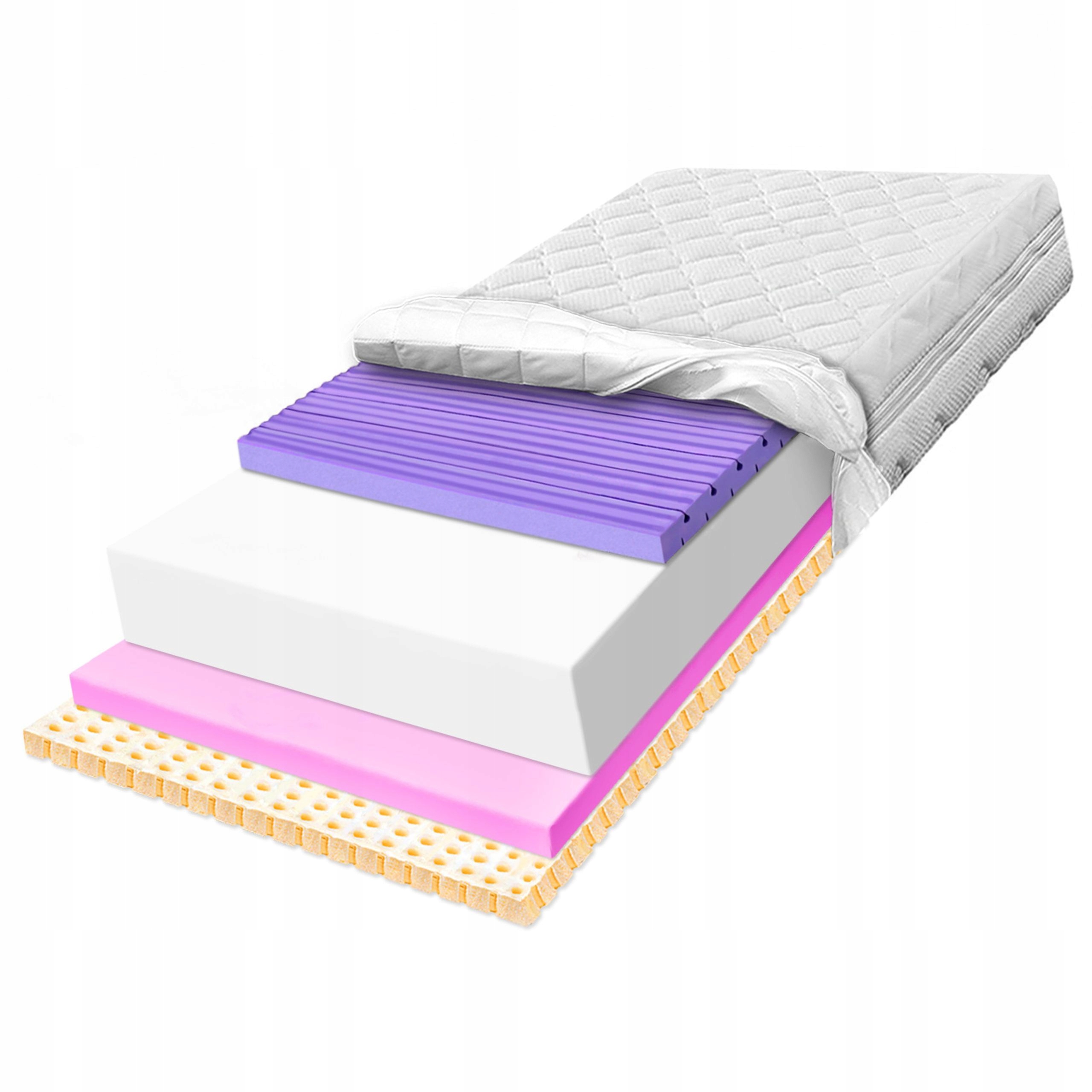 Penový matrac 80x180 latexový 7 zón na celulitídu masážny H2 26 cm za ...